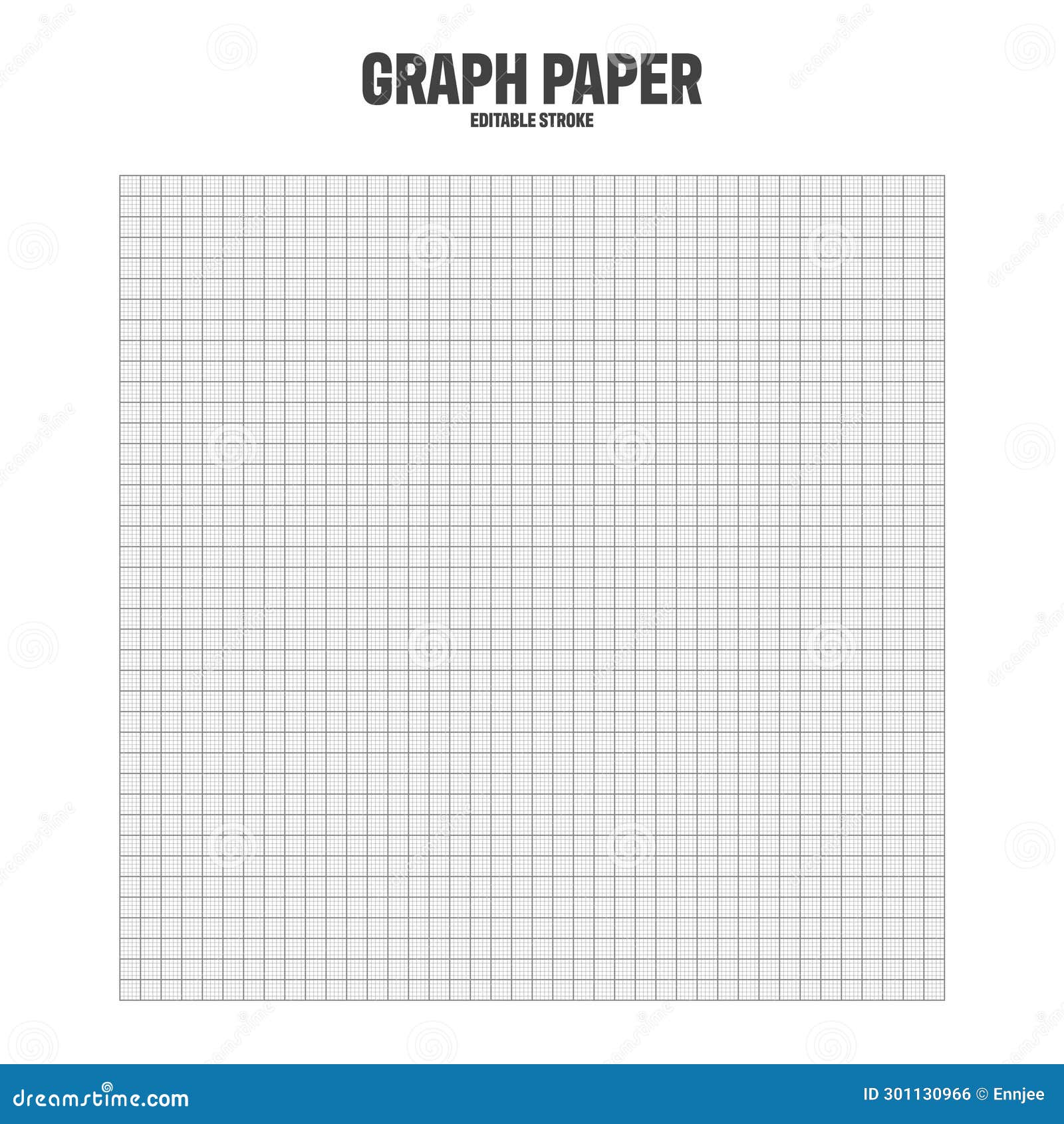 Sheet of Graph Paper with Grid. Millimeter Paper Texture, Geometric ...