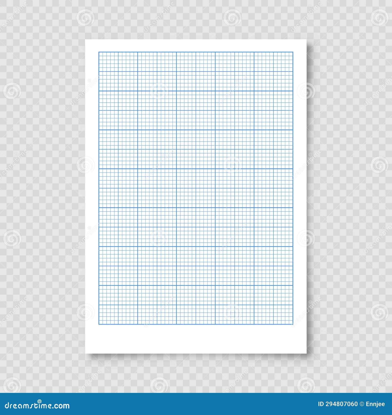 Sheet of Graph Paper with Grid. Millimeter Paper Texture, Geometric ...