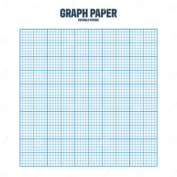 Sheet of Graph Paper with Grid. Millimeter Paper Texture, Geometric ...