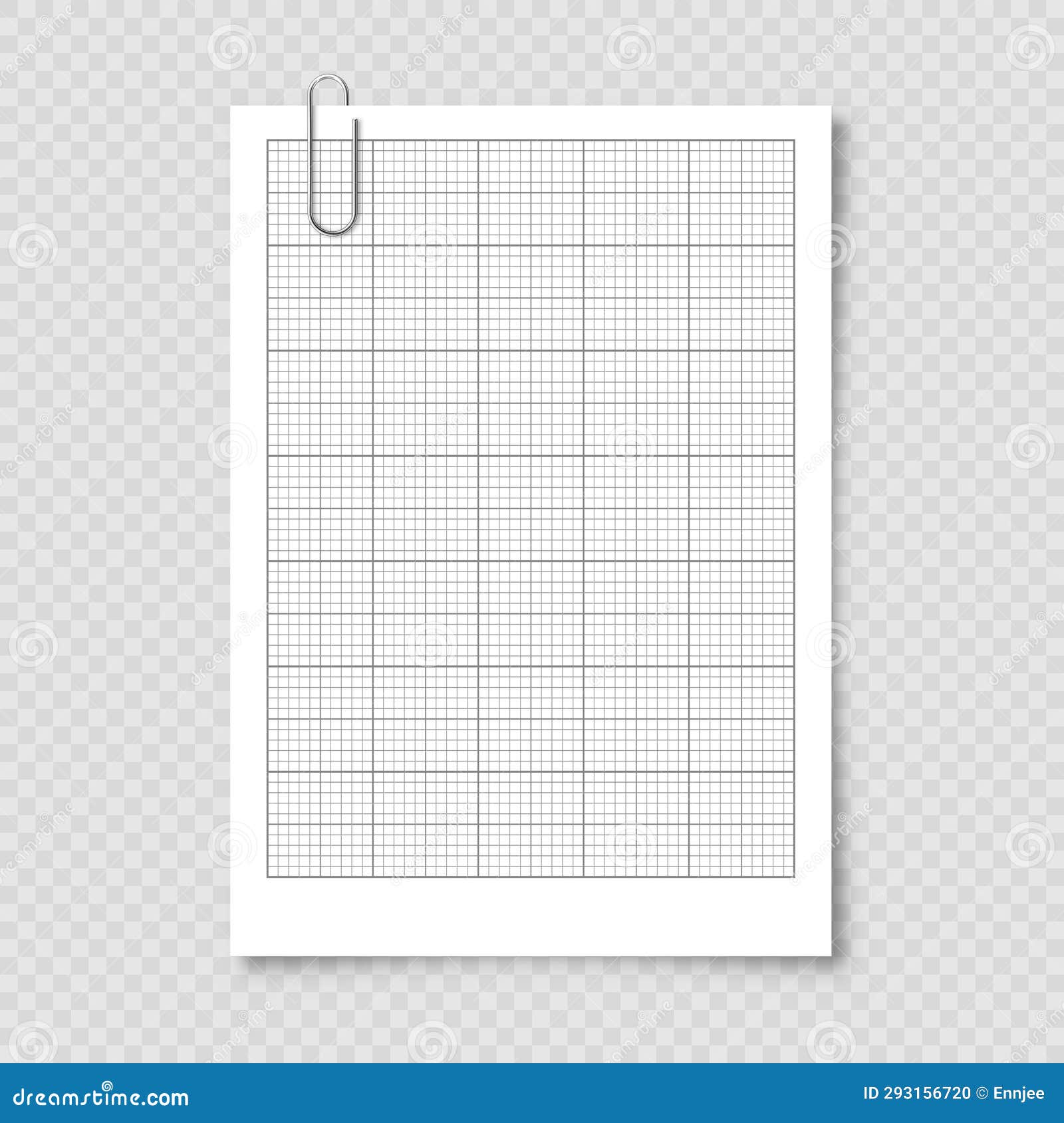 Sheet of Graph Paper with Grid. Millimeter Paper Texture, Geometric ...