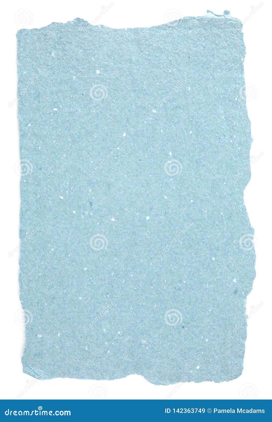 A Sheet of Handmade Paper Isolated on a White Background Stock Image ...