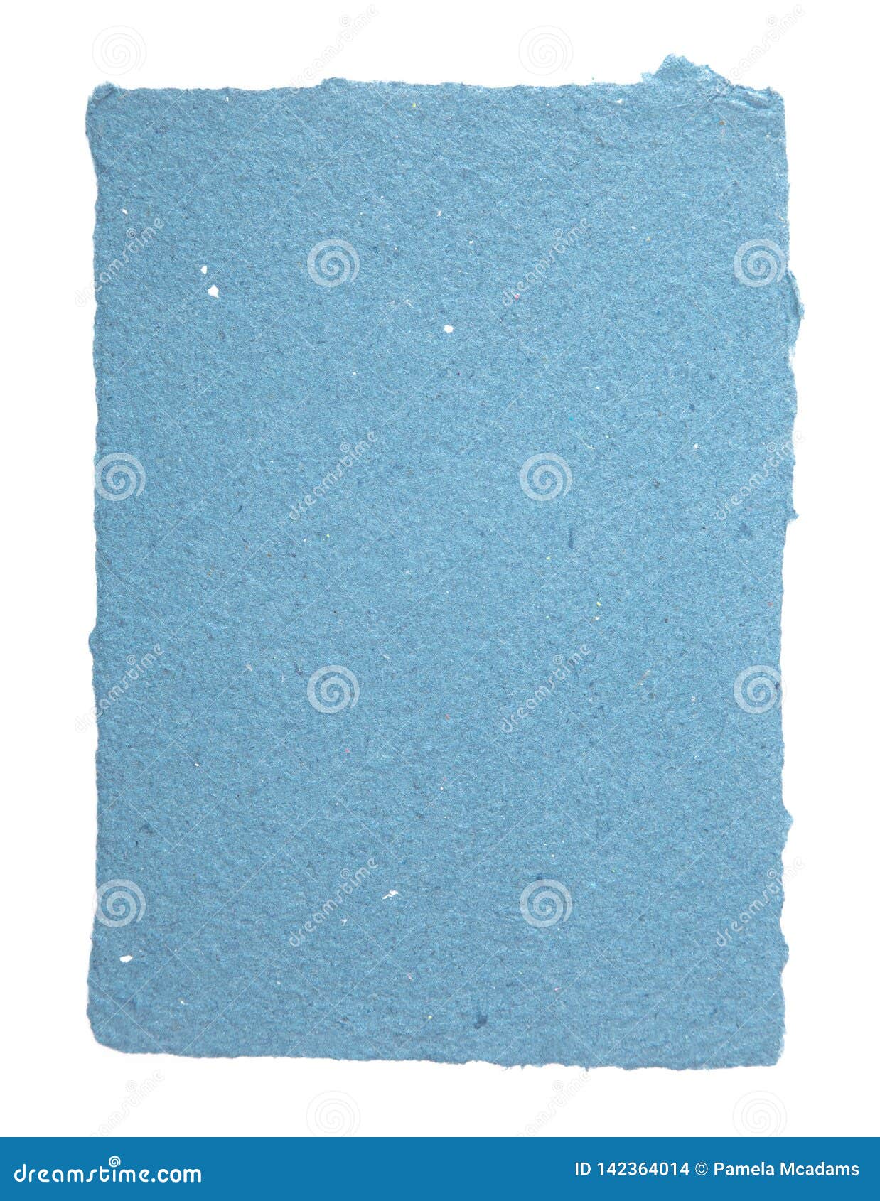 A Sheet of Handmade Paper Isolated on a White Background Stock Photo ...