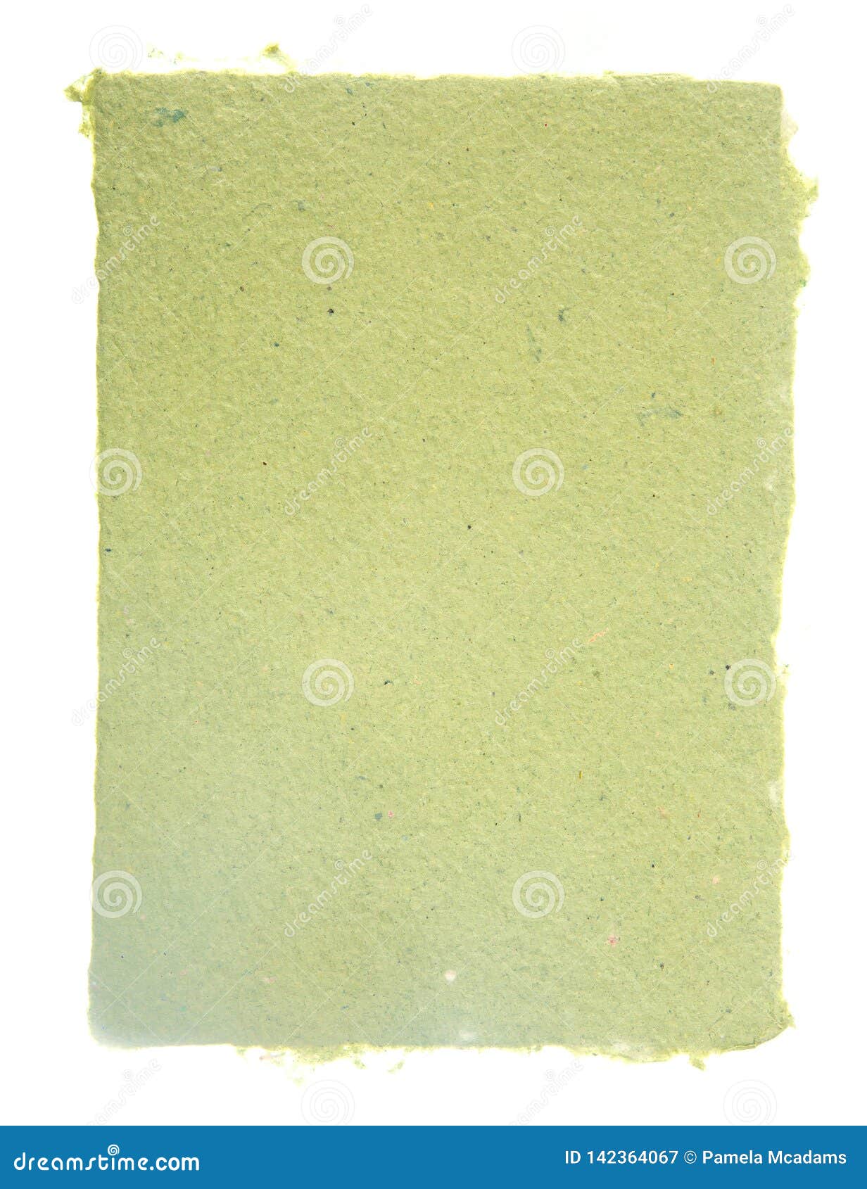A Sheet of Handmade Paper Isolated on a White Background Stock Image ...