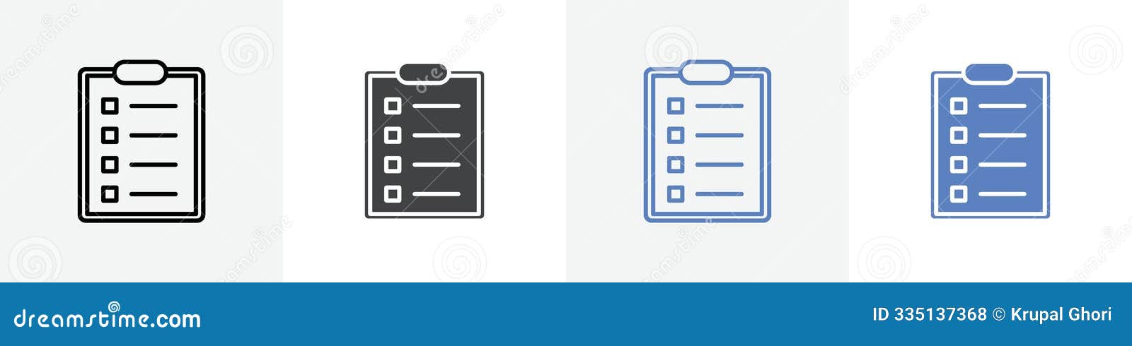 Sheet Icon Vector Set Use for Web Ui or App Stock Vector - Illustration ...