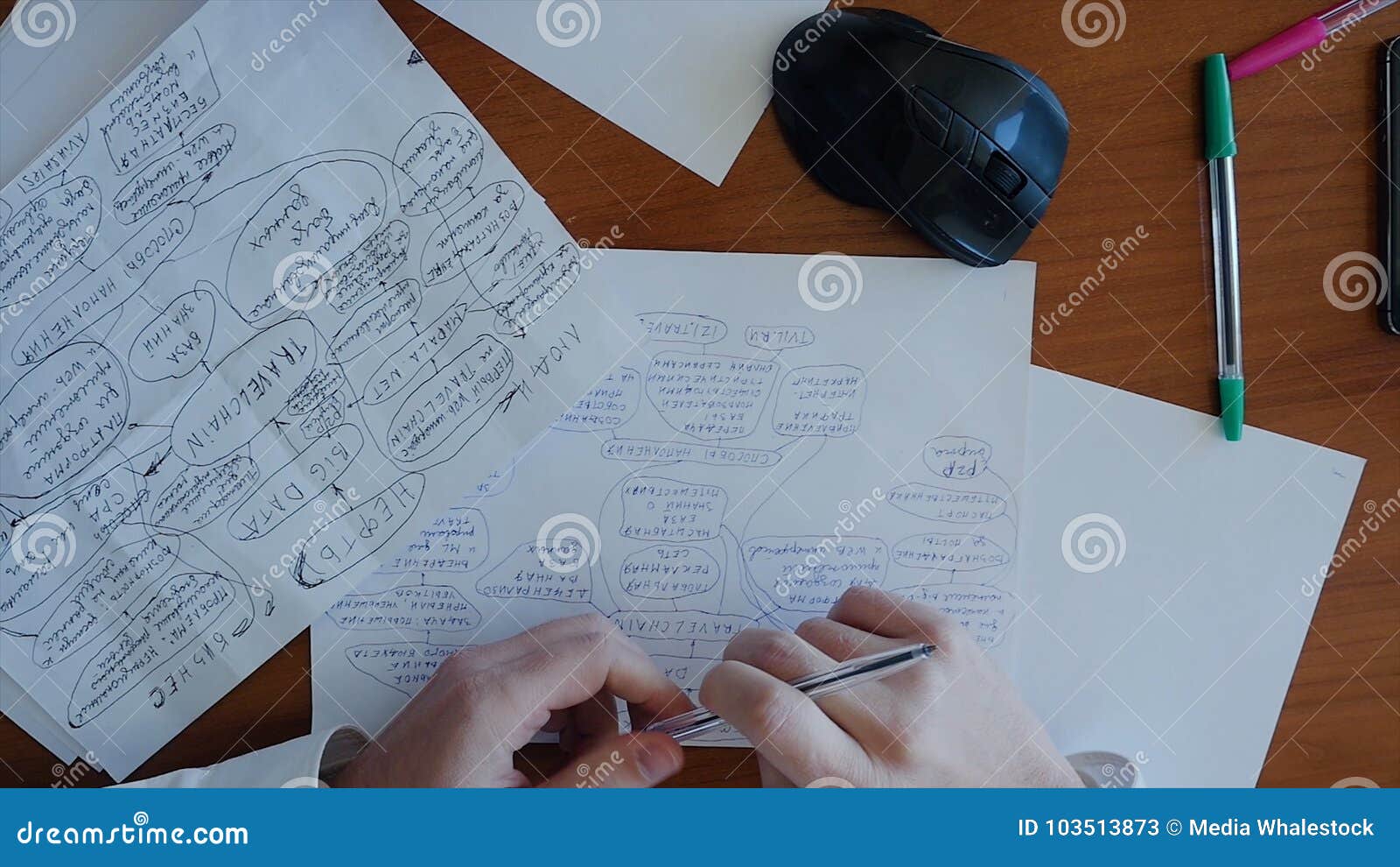 Sheet for Inscriptions with Text Remember on a Table. Sheet of Paper ...