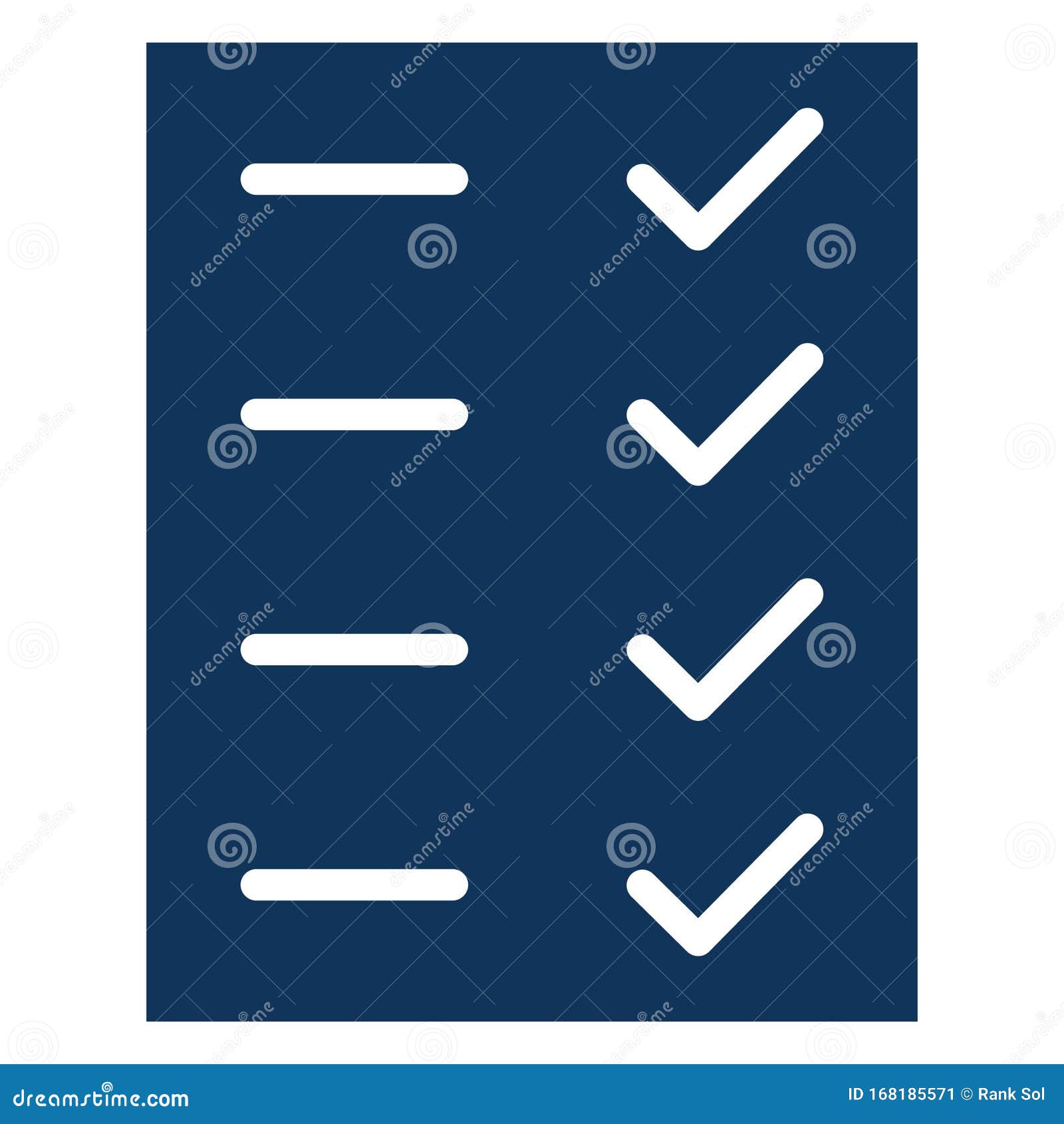 Daily Sheet, Mark Sheet Isolated Vector Icon Which Can Be Easily ...