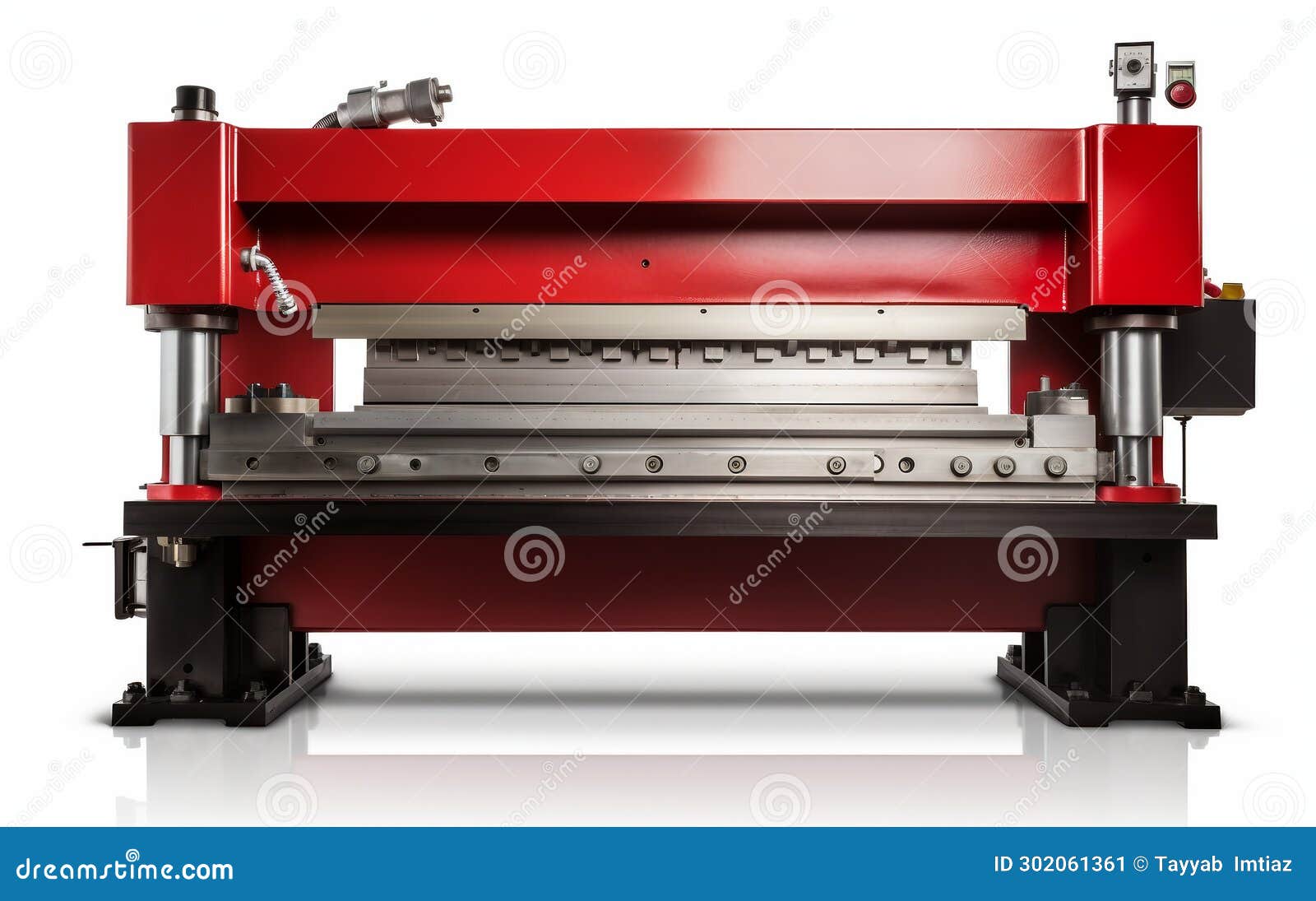 Sheet Metal Bending Machine Isolated on Transparent Background. Stock ...