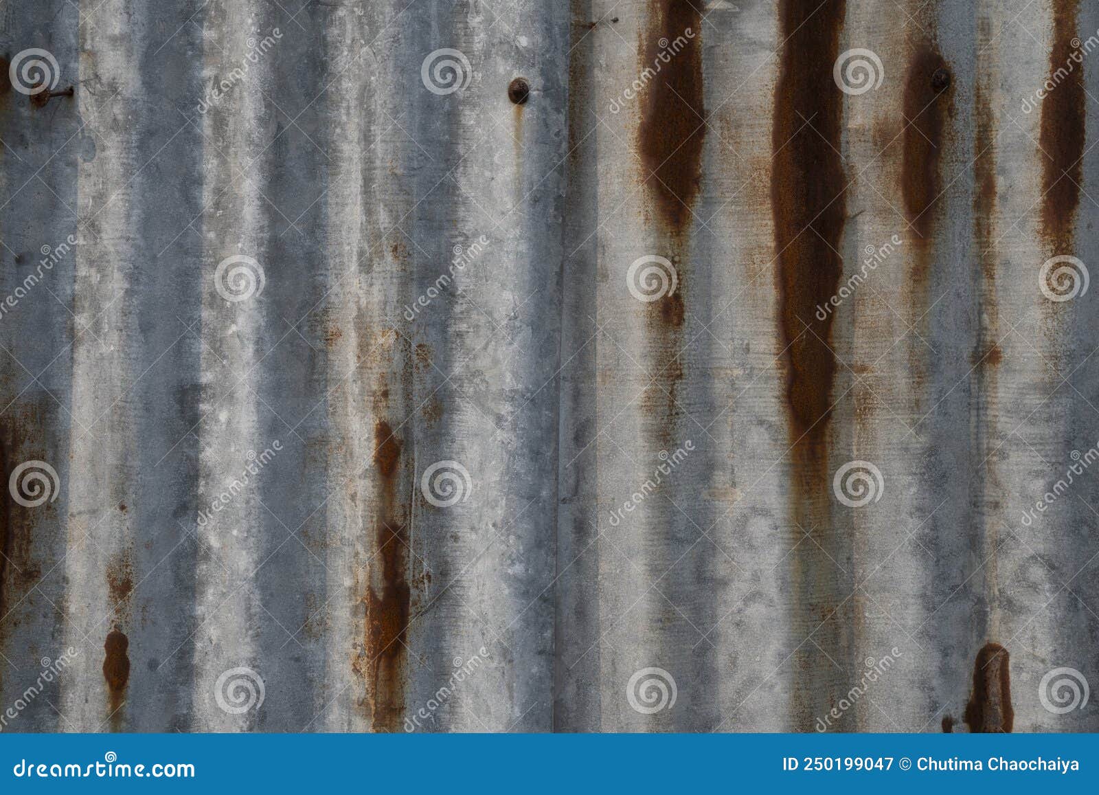 Sheet Metal Corroded and Rust Texture and Background Stock Image ...
