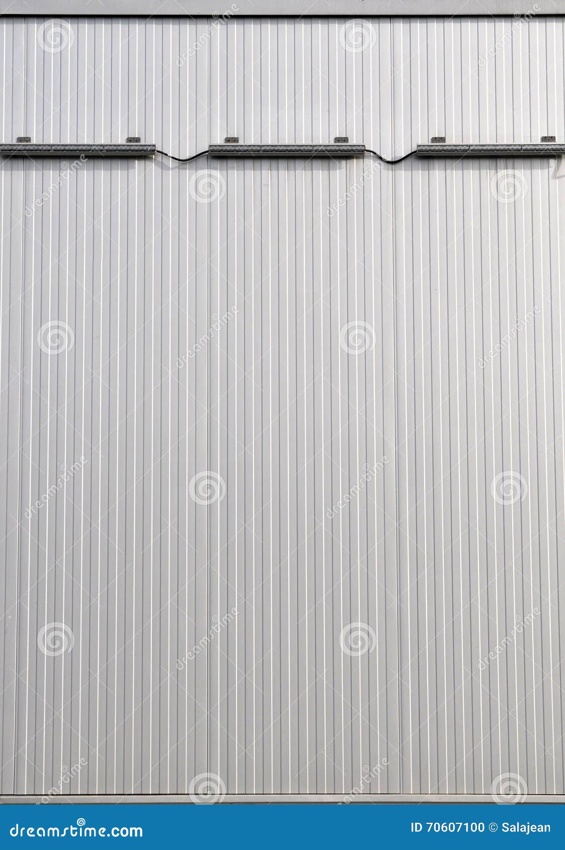 Sheet Metal, Corrugated Wall Building Stock Photo - Image of metallic ...