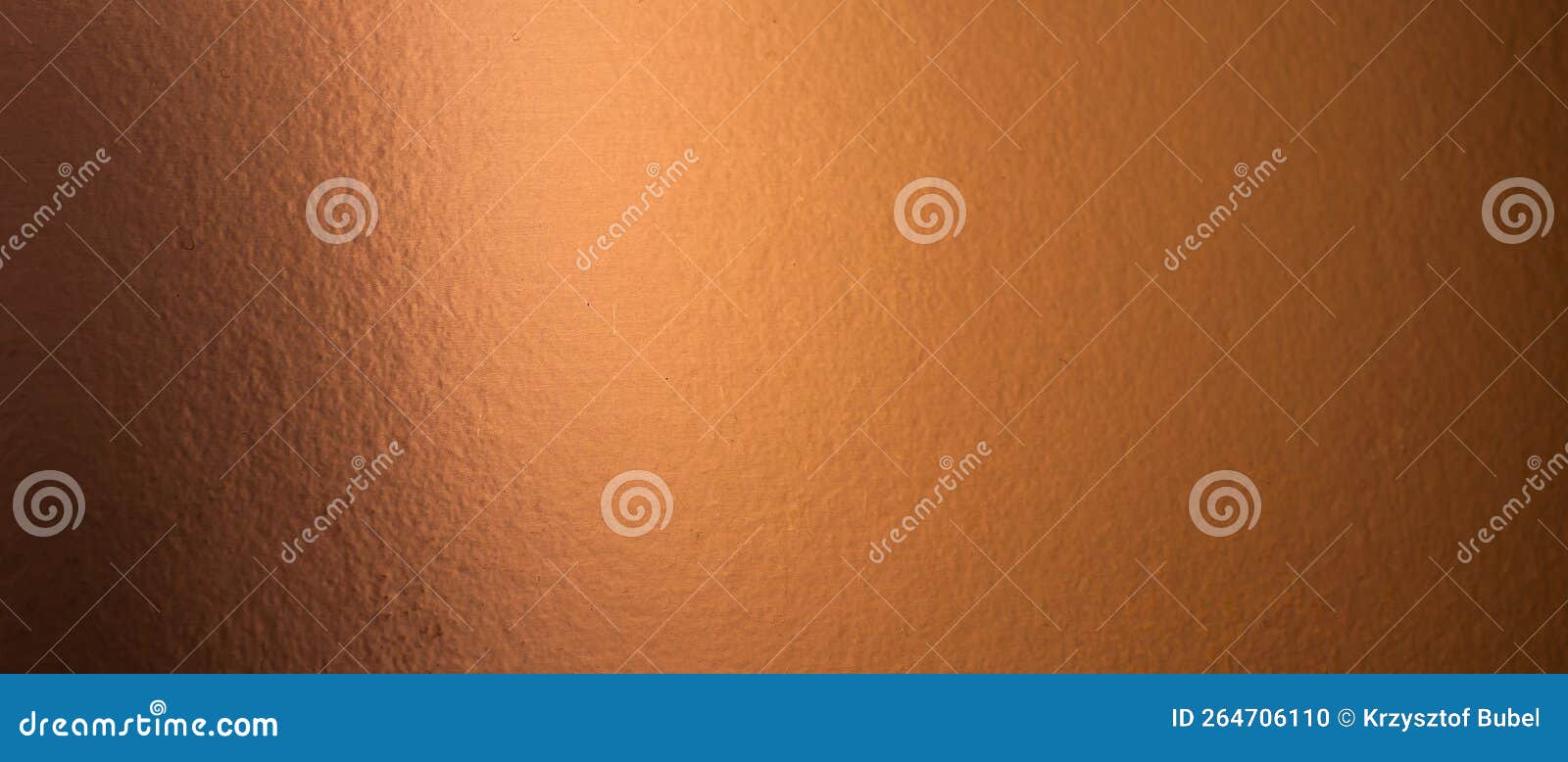 Sheet Metal Painted a Copper Color. Background or Texture Stock Photo ...
