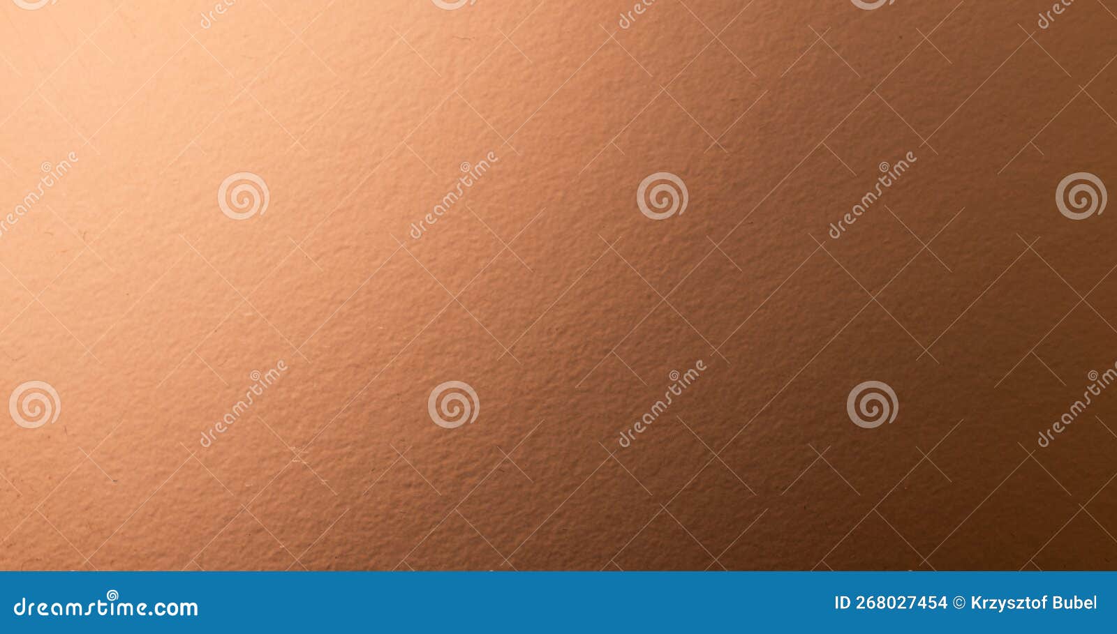 Sheet Metal Painted a Copper Color. Background or Texture Stock Photo ...