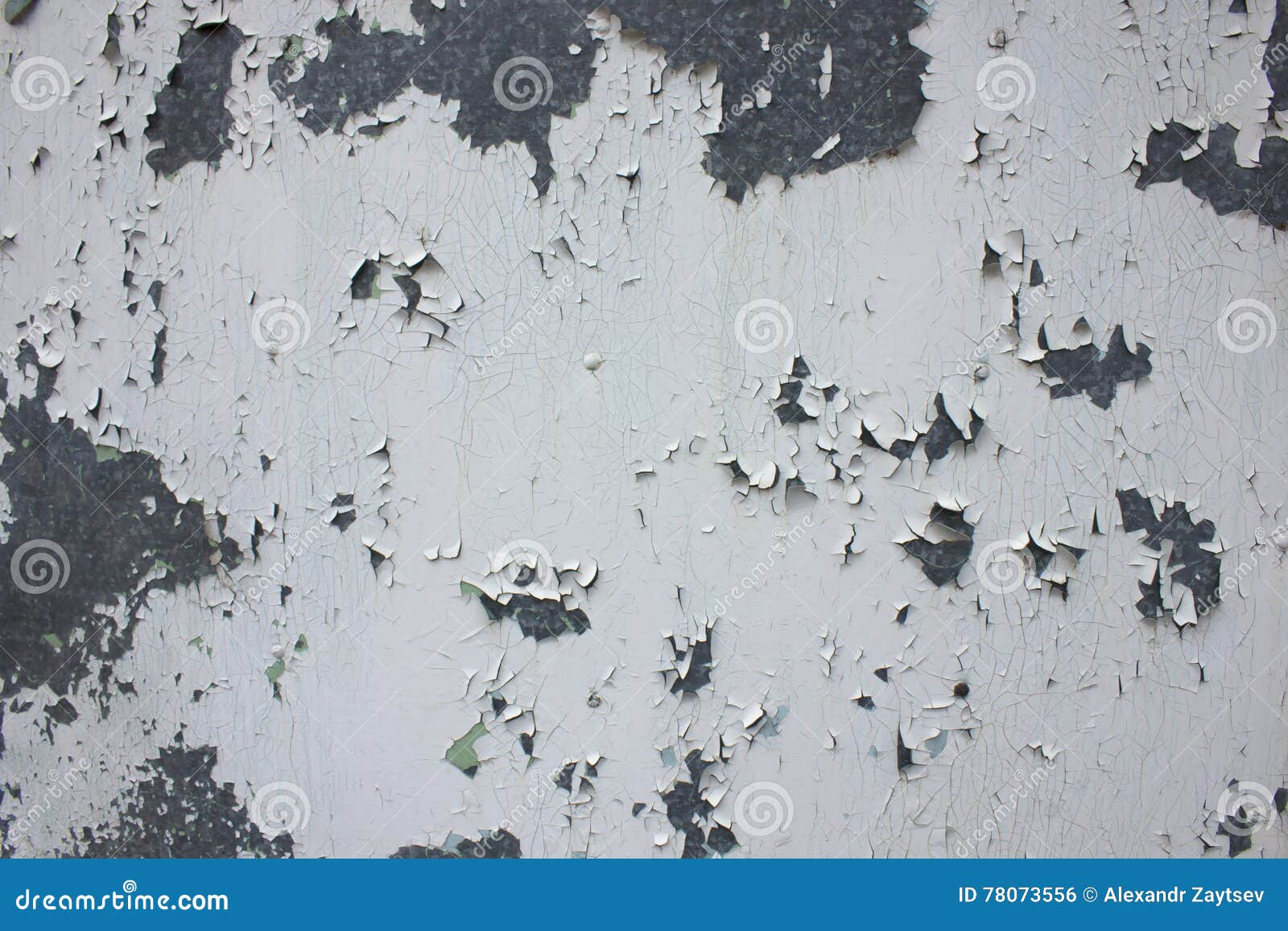 Sheet Metal with Peeling Paint Stock Photo - Image of plate, distressed ...