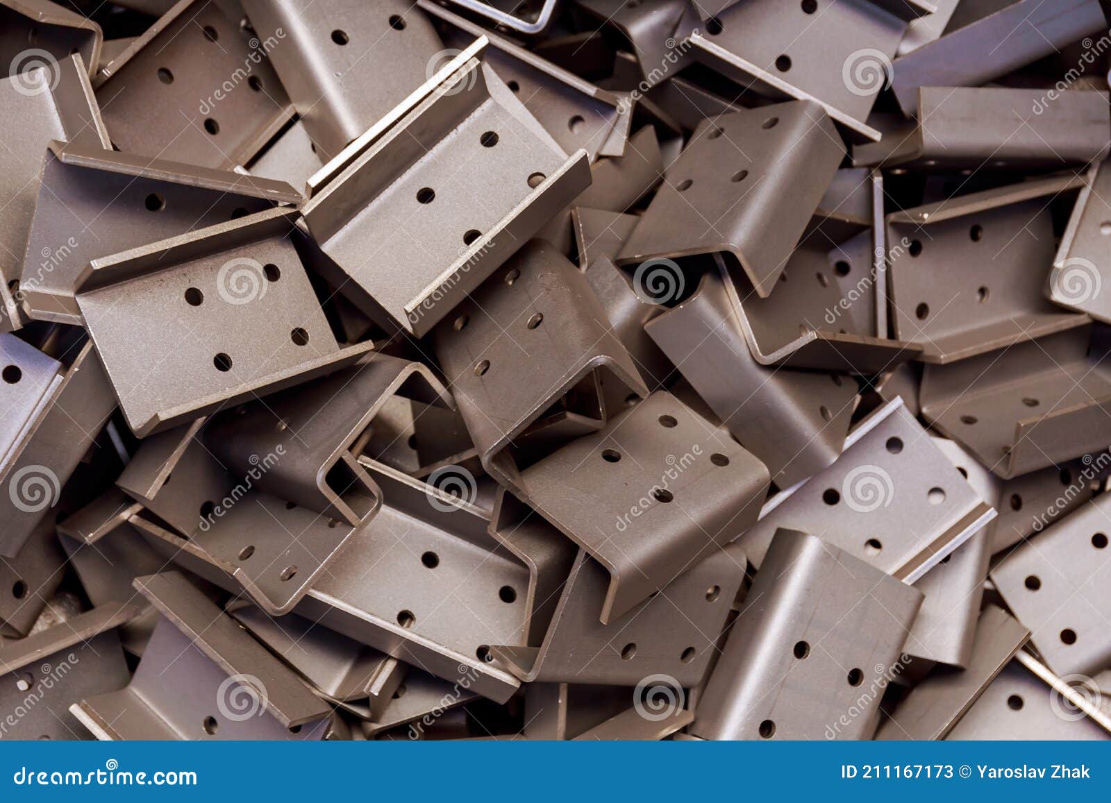 Sheet Metal Product after Processing on a Bending Machine. Precise ...