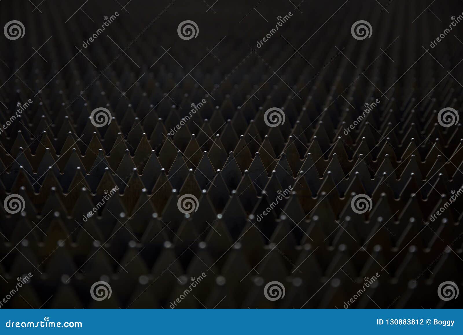Sheet metal spikes stock photo. Image of ironworks, abstract - 130883812