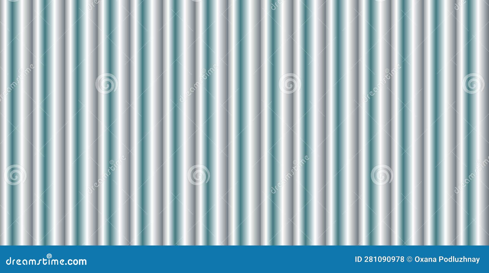 Sheet Metal Wave Metal Tile, Abstract Background. EPS10 Vector Stock ...