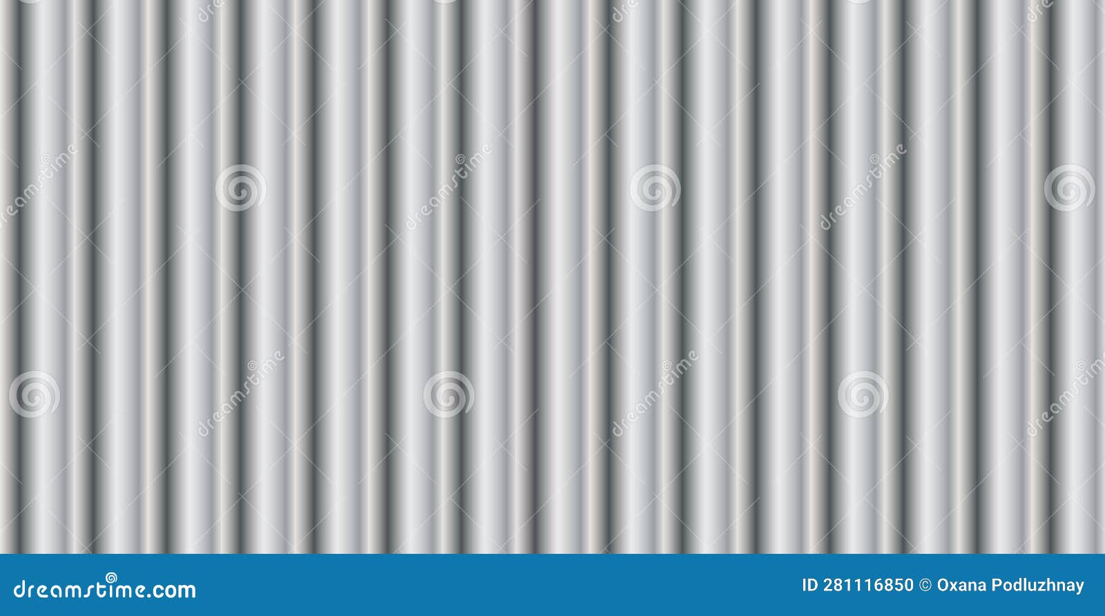 Sheet Metal Wave Metal Tile, Abstract Background. EPS10 Vector Stock ...