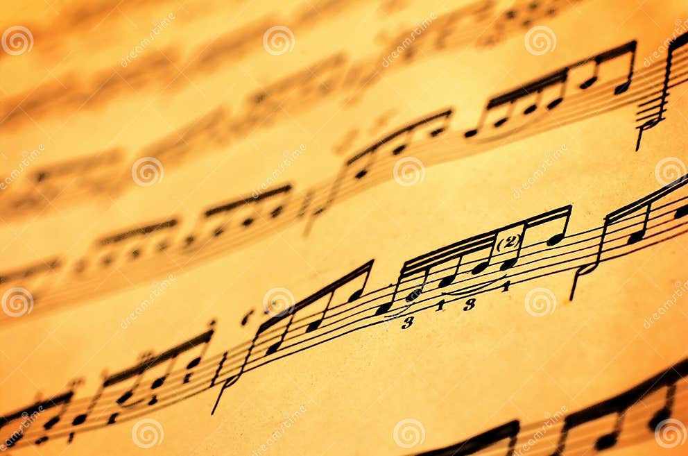 Sheet Music stock photo. Image of compose, chorale, arrangement - 12910212