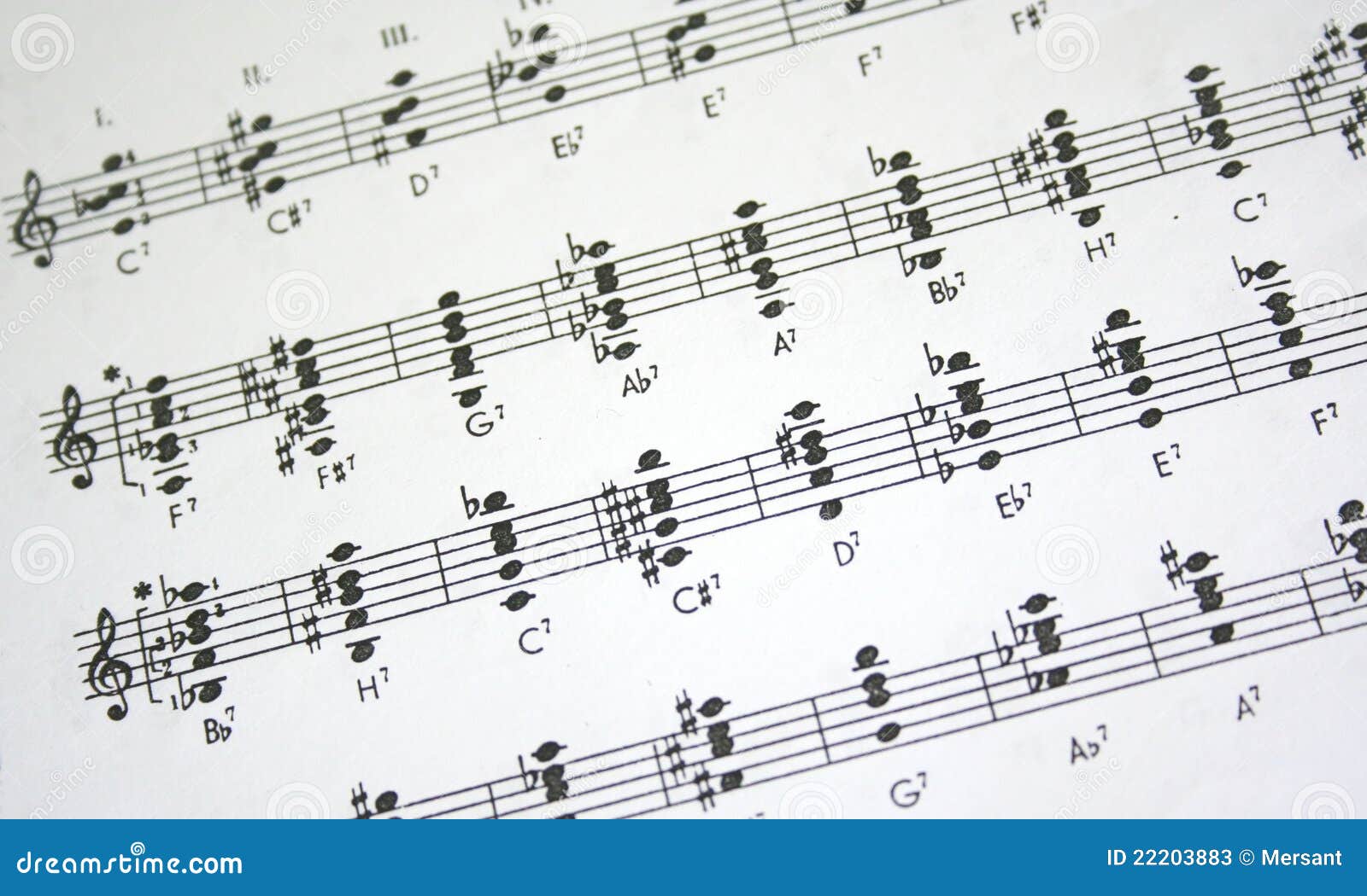 Sheet music stock image. Image of sheet, render, macros - 22203883
