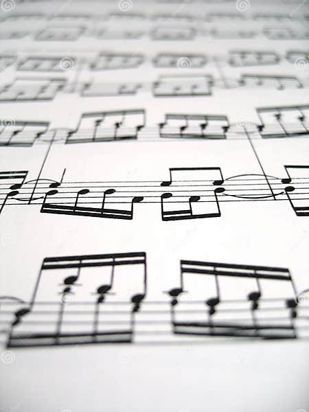 Sheet Music stock image. Image of entertainment, macro - 2251523