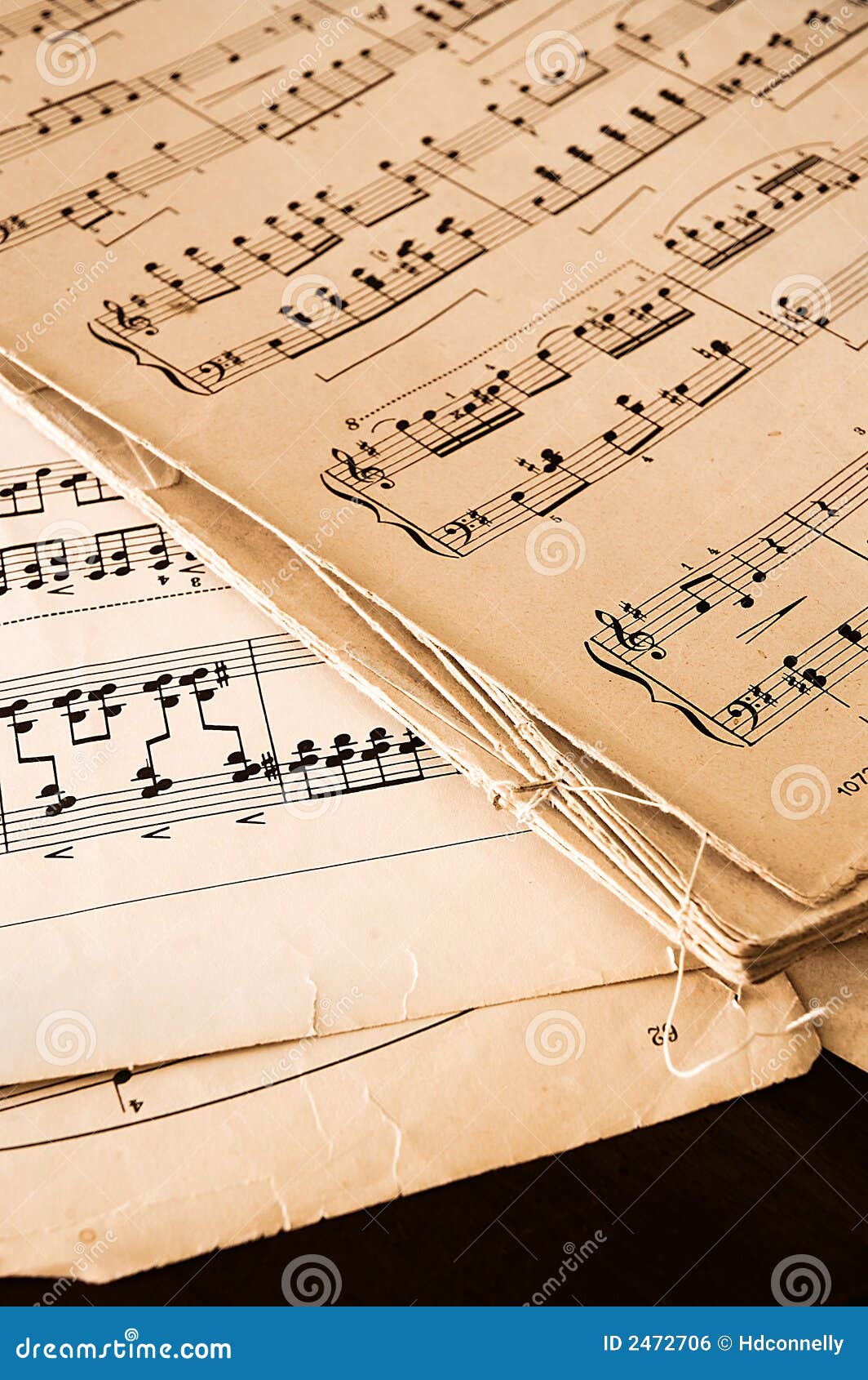 Sheet music stock photo. Image of music, tone, binding - 2472706