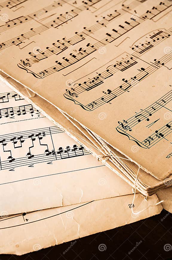 Sheet music stock photo. Image of music, tone, binding - 2472706