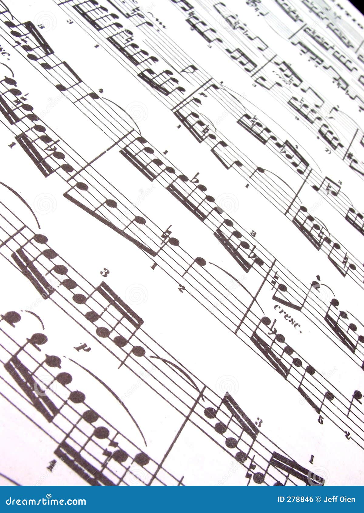 Sheet Music stock photo. Image of lesson, sheet, piece - 278846