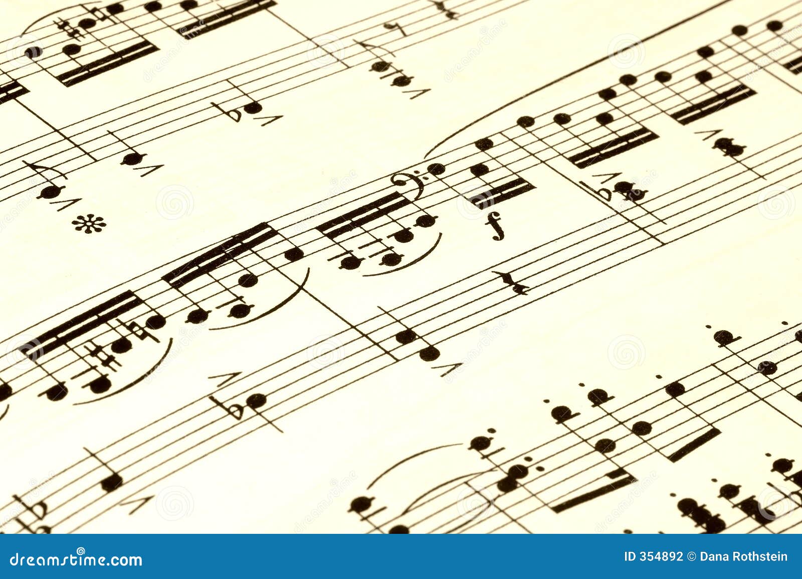 Sheet Music stock photo. Image of play, beat, music, clef - 354892