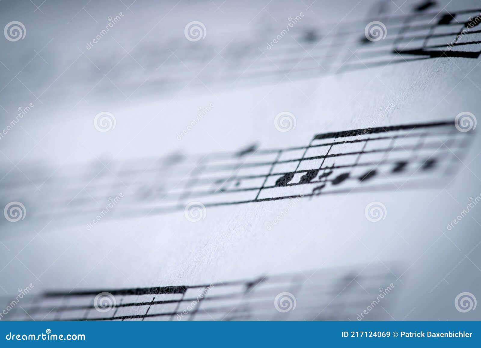 Sheet Music, Close Up of Paper, Classical Music Stock Image - Image of ...