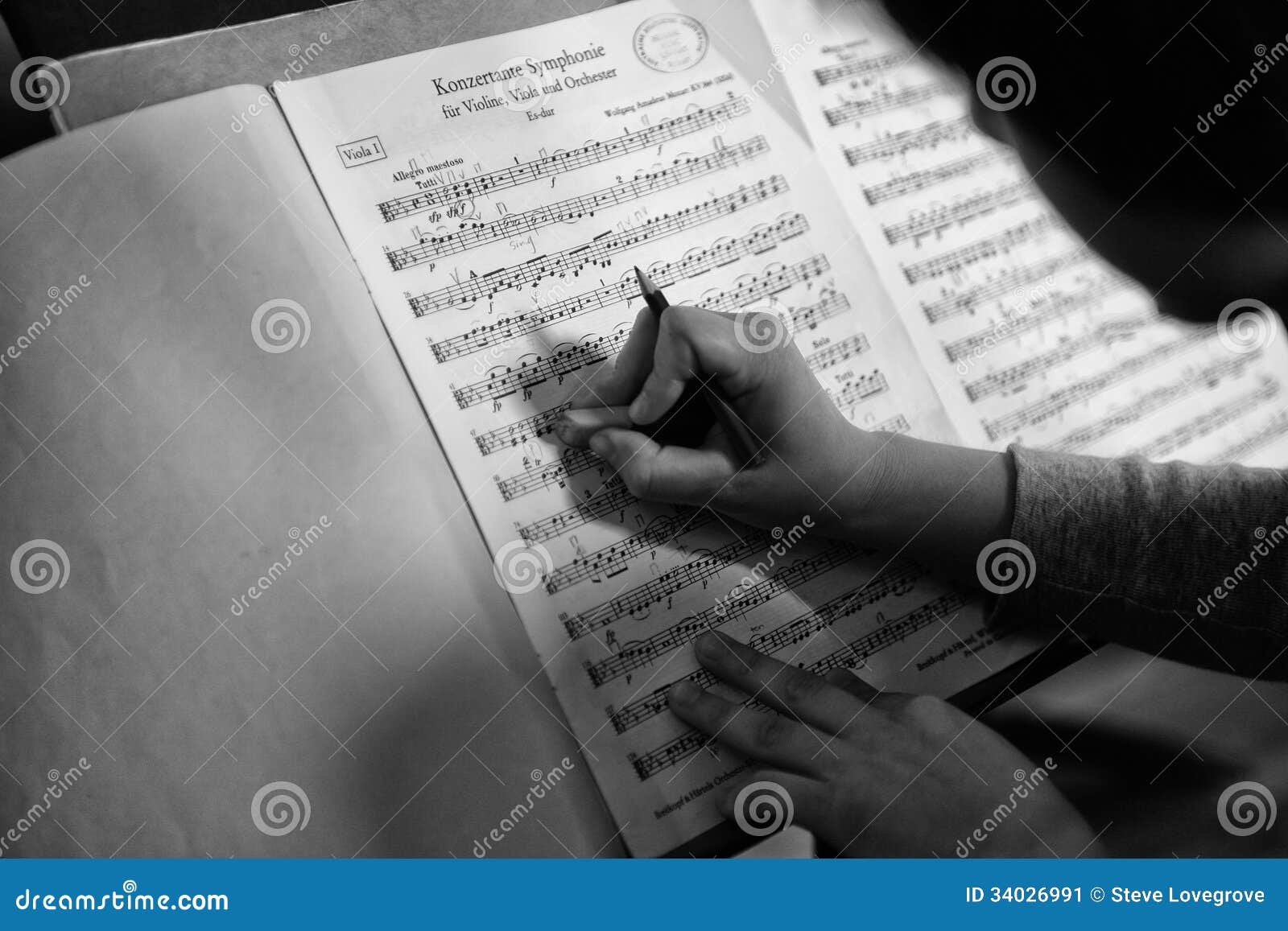 Sheet Music stock image. Image of notes, notation, annotation - 34026991