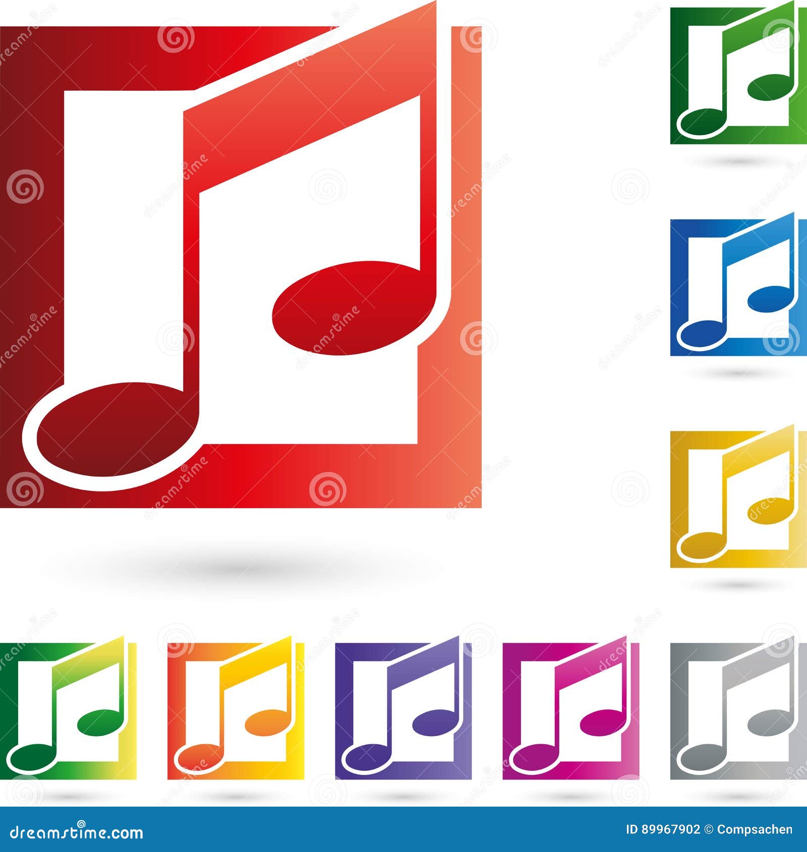 Sheet Music, Music and Music Notes Logo Stock Vector - Illustration of ...