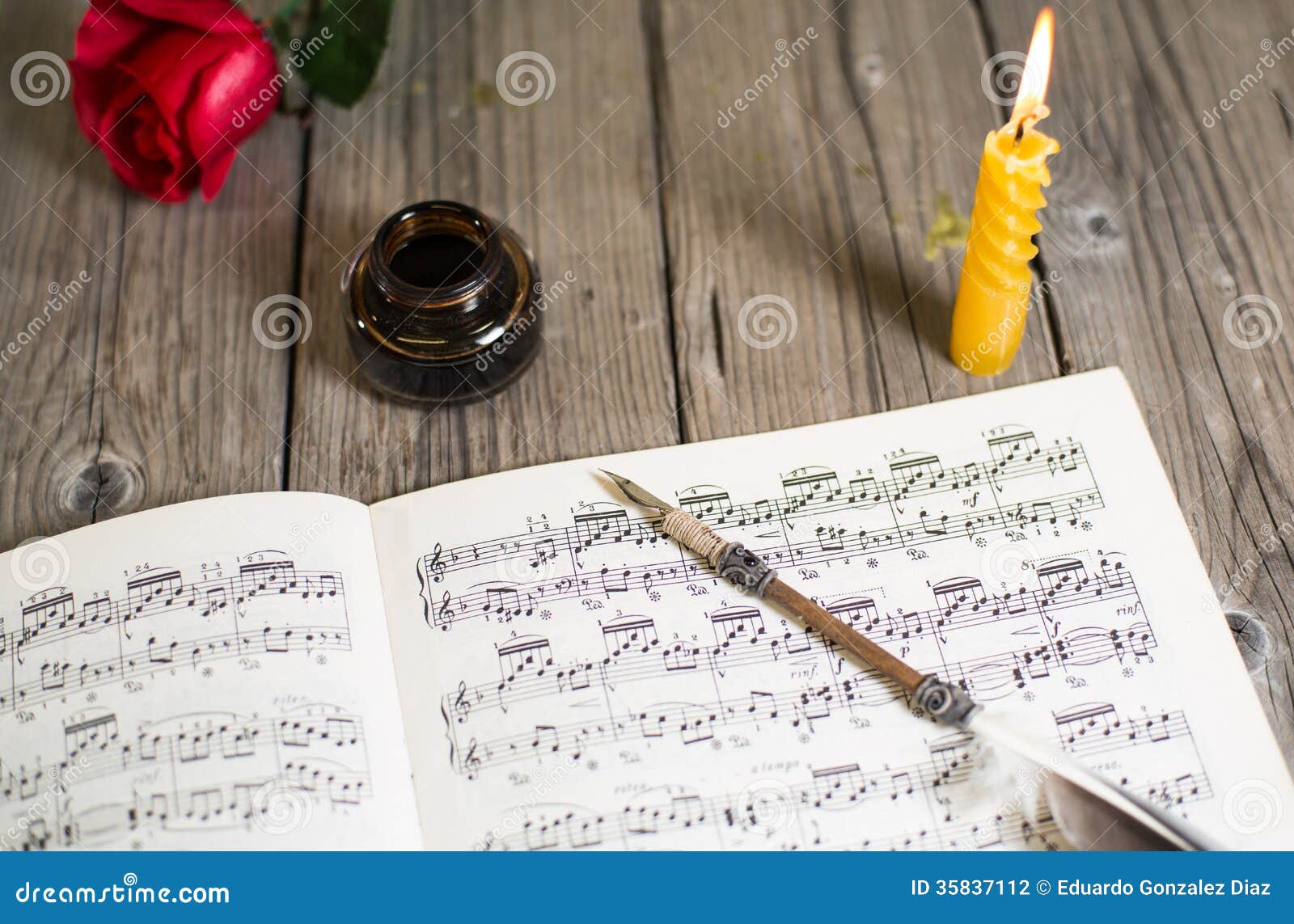 Sheet music stock photo. Image of handwritten, piano - 35837112