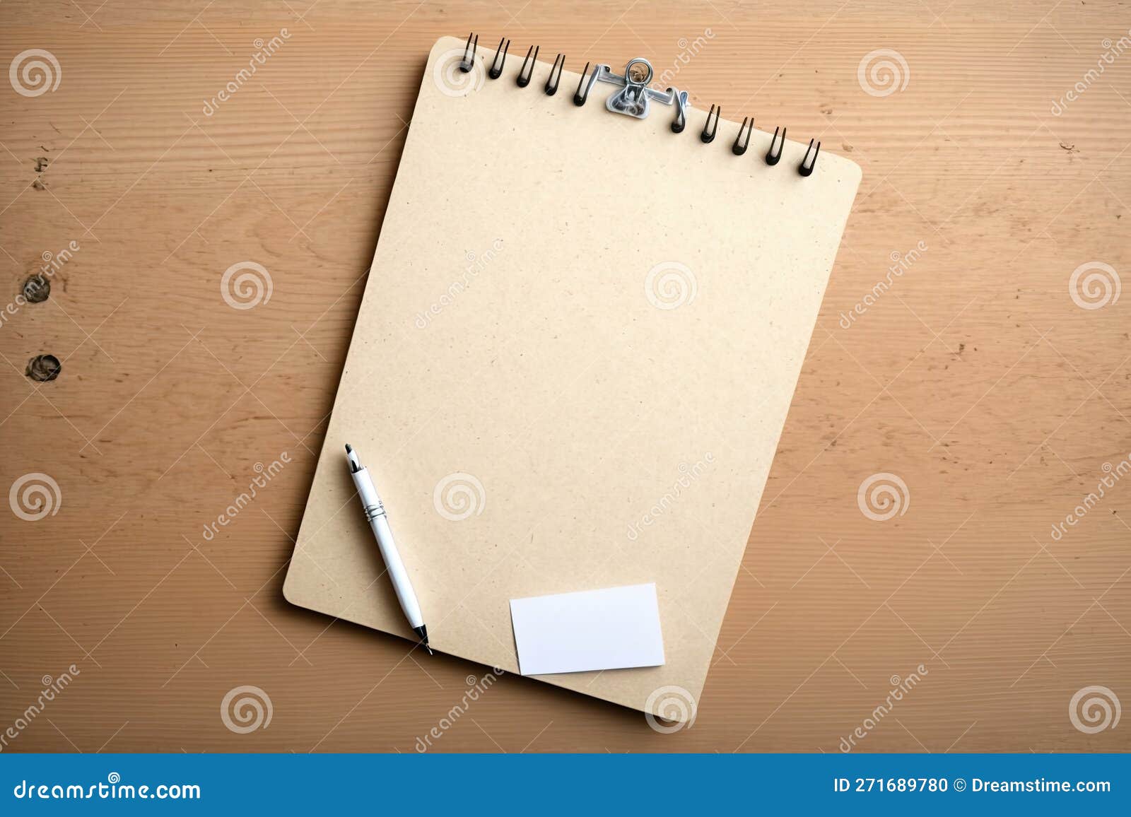 A Sheet of Notebook Pinned To a Wooden Panel Stock Illustration ...