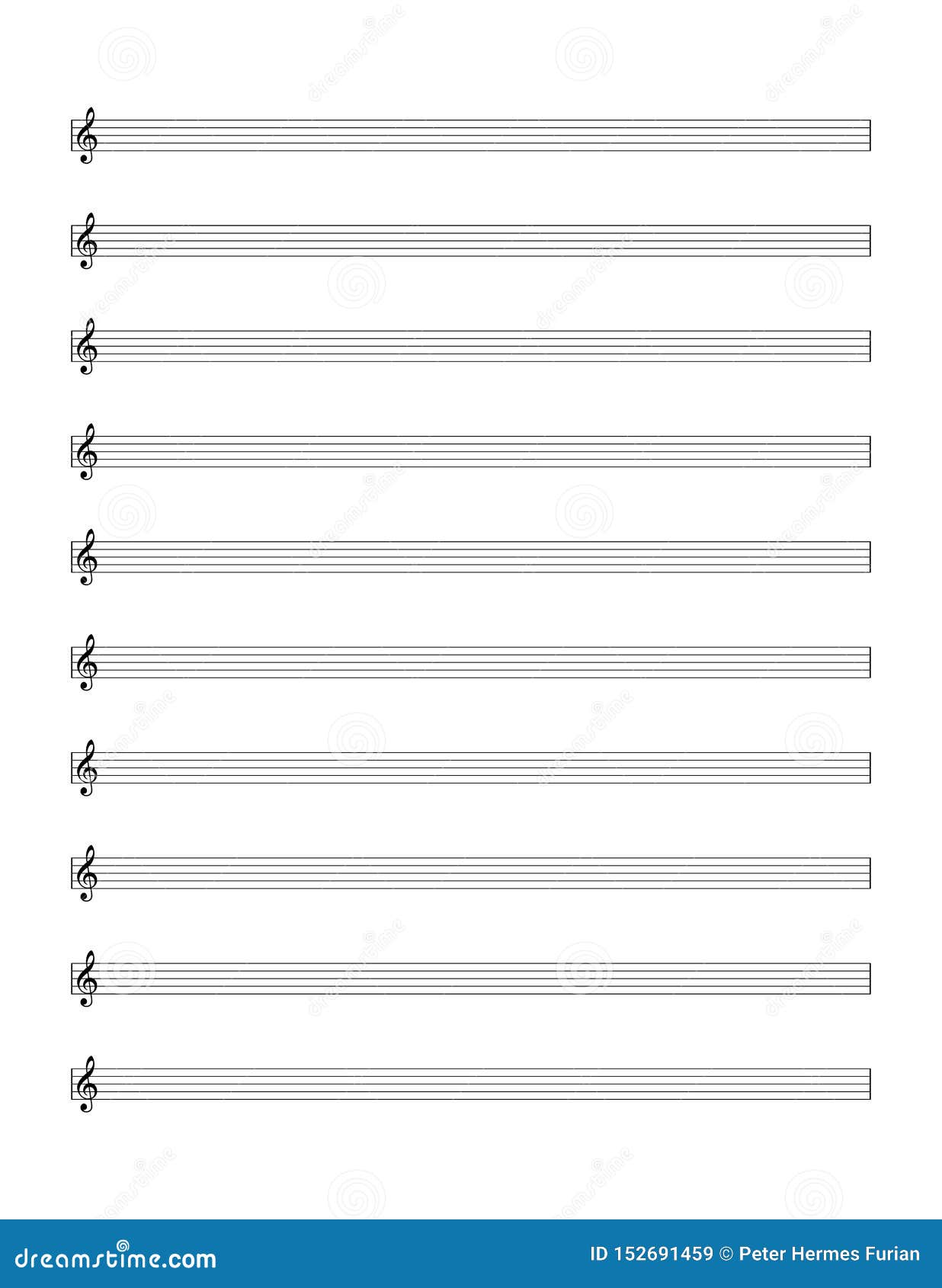 Empty Sheet of Notes Template Stock Vector - Illustration of empty ...