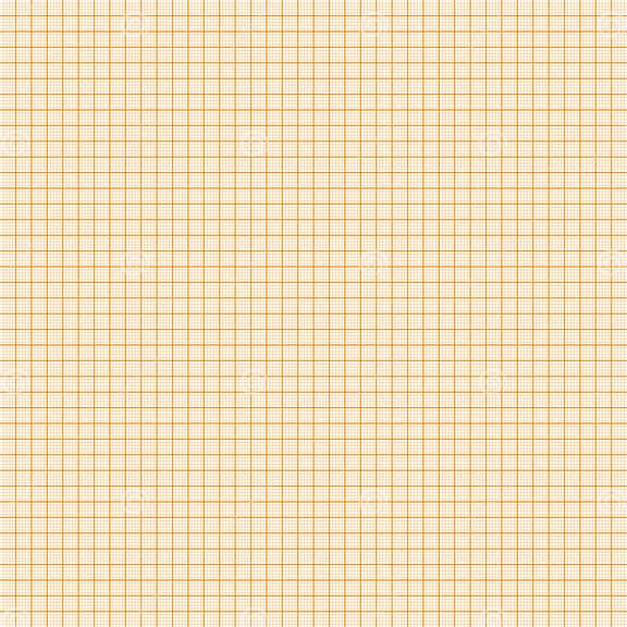 Sheet of Orange Graph Paper with Grid. Millimeter Paper Texture ...