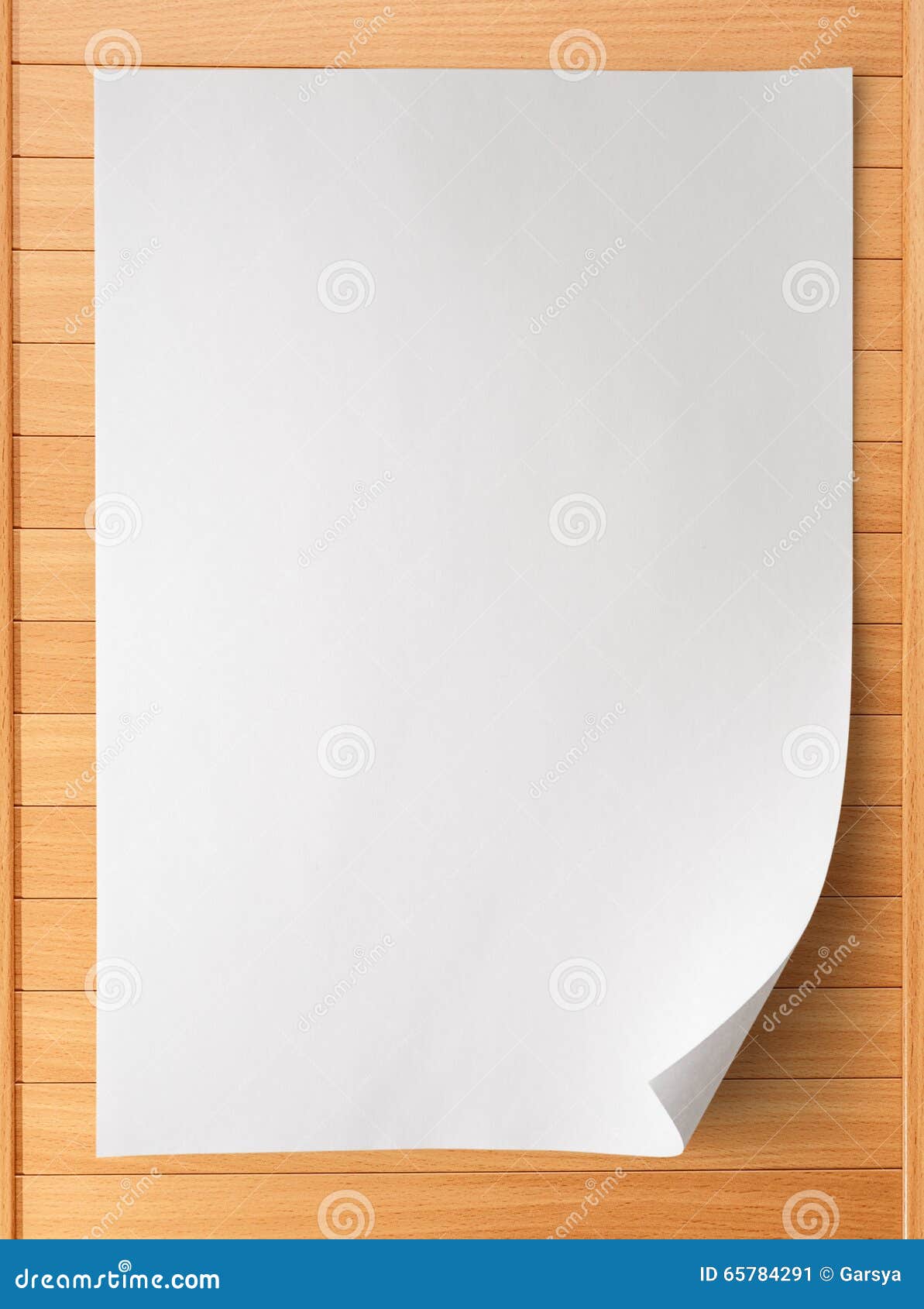 Sheet of paper stock image. Image of page, concept, empty - 65784291