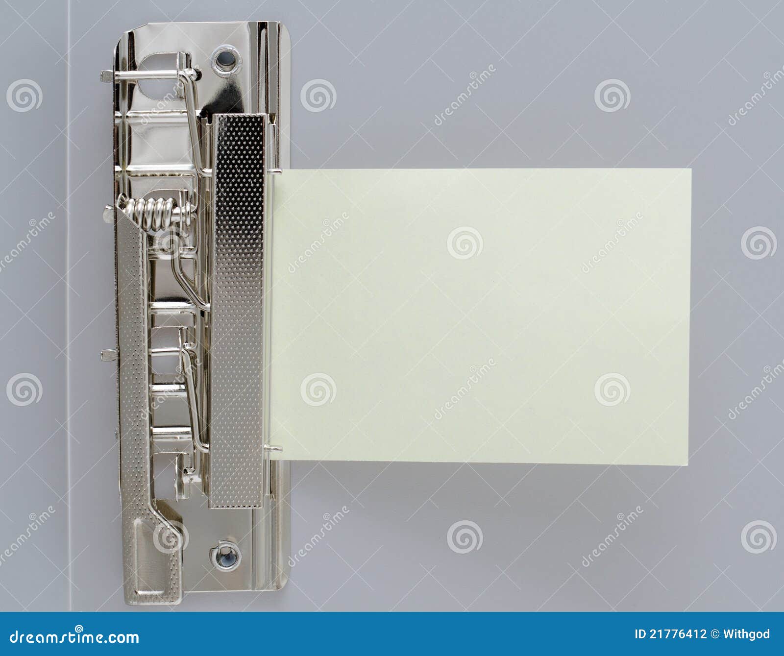 Sheet of Paper in Clip File Stock Photo - Image of clutch, indoors ...