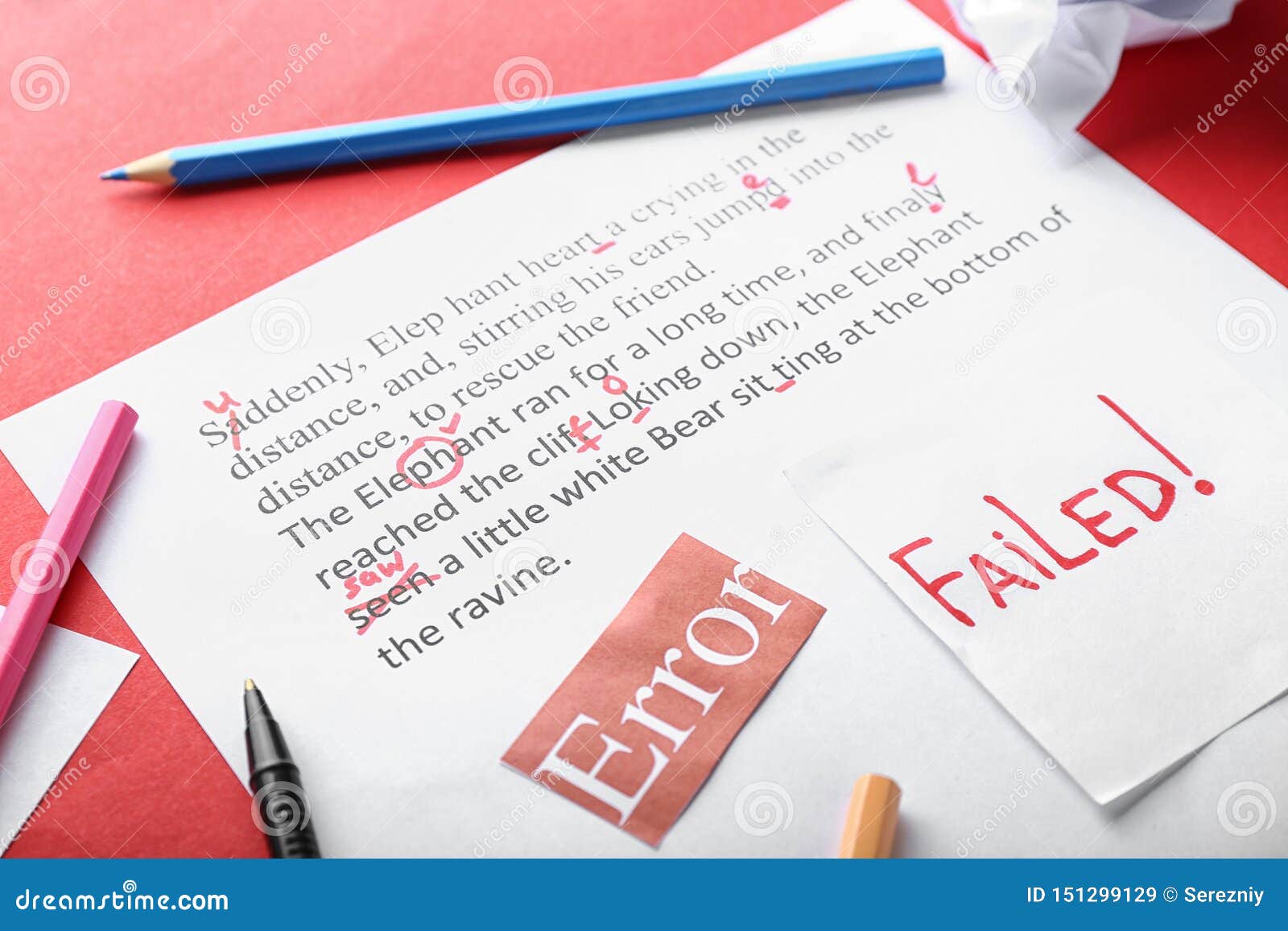 School Exam Corrected Stock Photos - Free & Royalty-Free Stock Photos ...