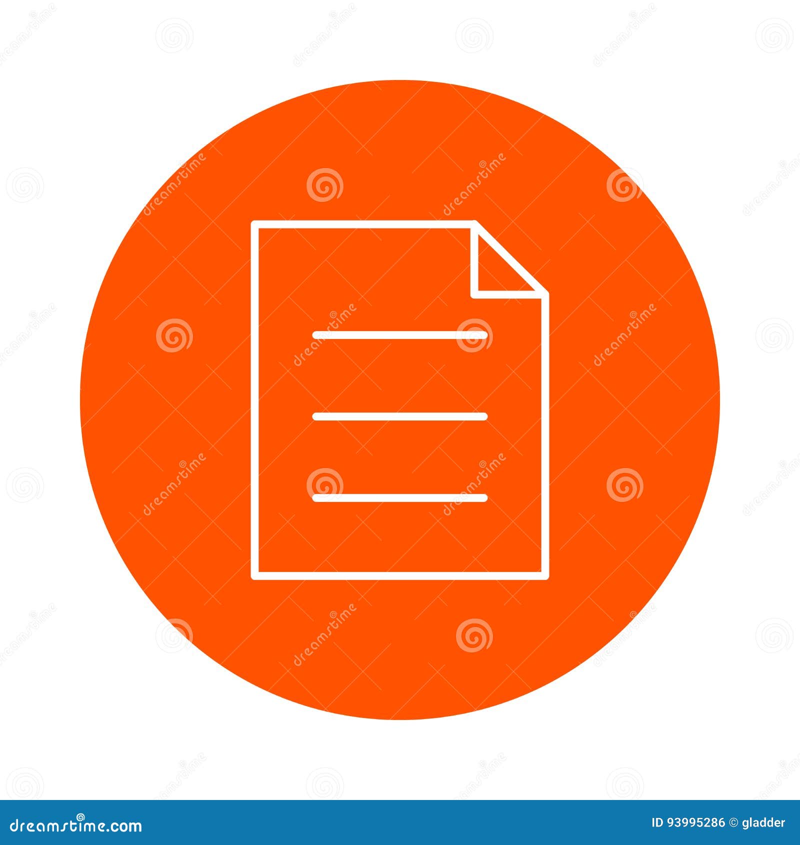 A Sheet of Paper with a Curved Corner and Three Paragraphs of Text, a ...