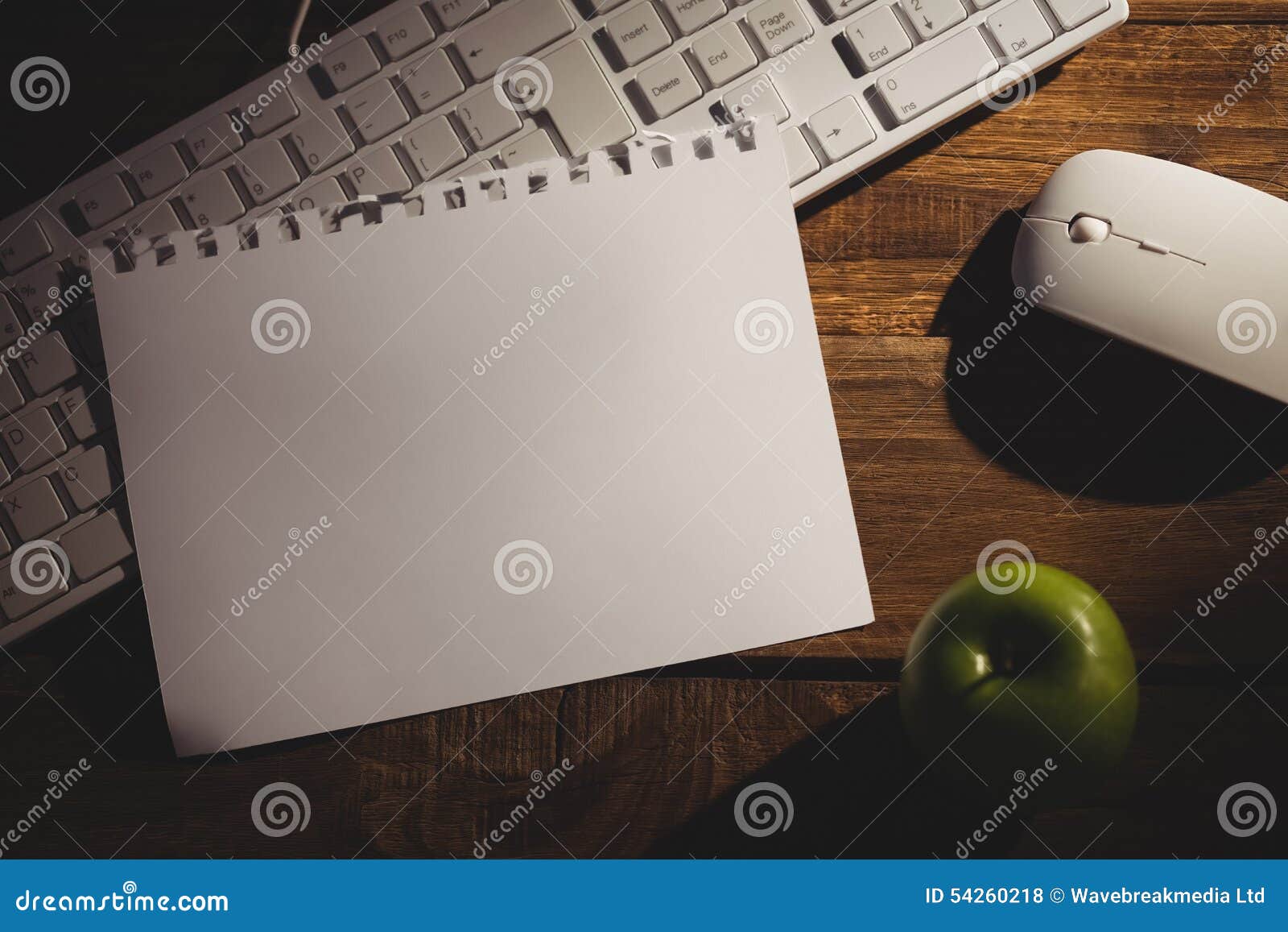 Sheet of paper on keyboard stock photo. Image of fresh - 54260218