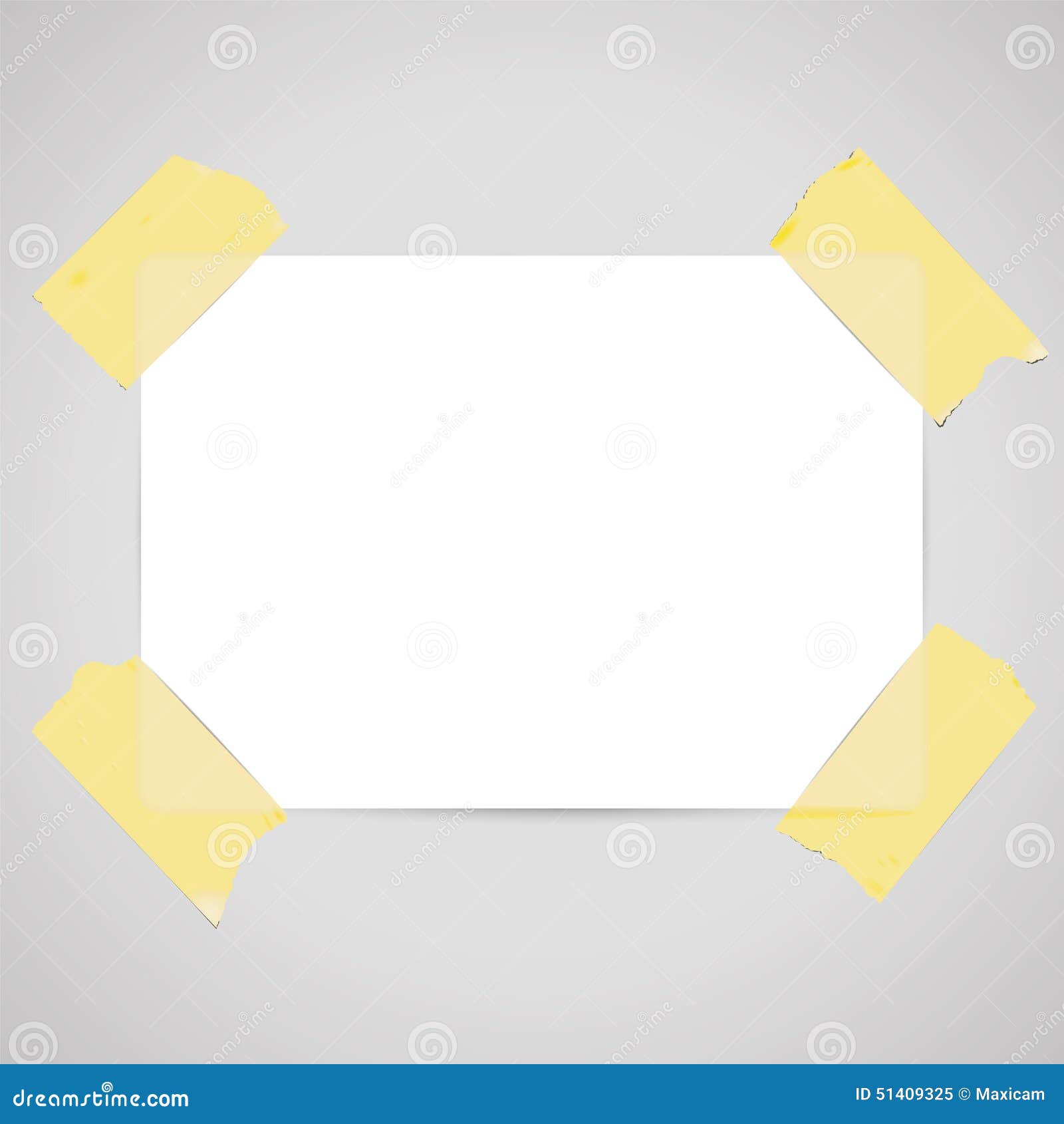 Sheet of Paper for Notes - Vector Stock Vector - Illustration of paper ...