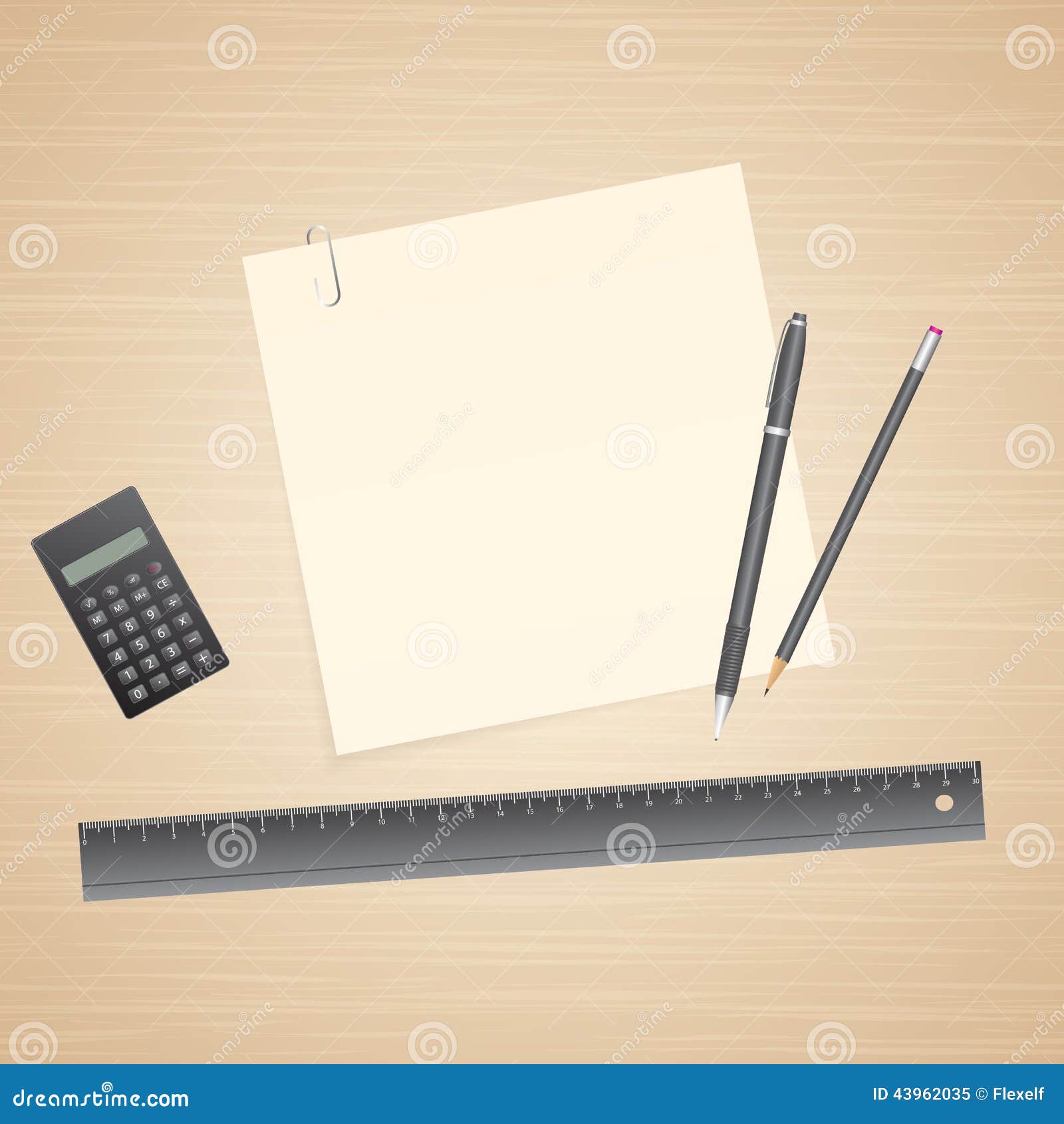 Sheet of paper stock vector. Illustration of icons, concepts - 43962035