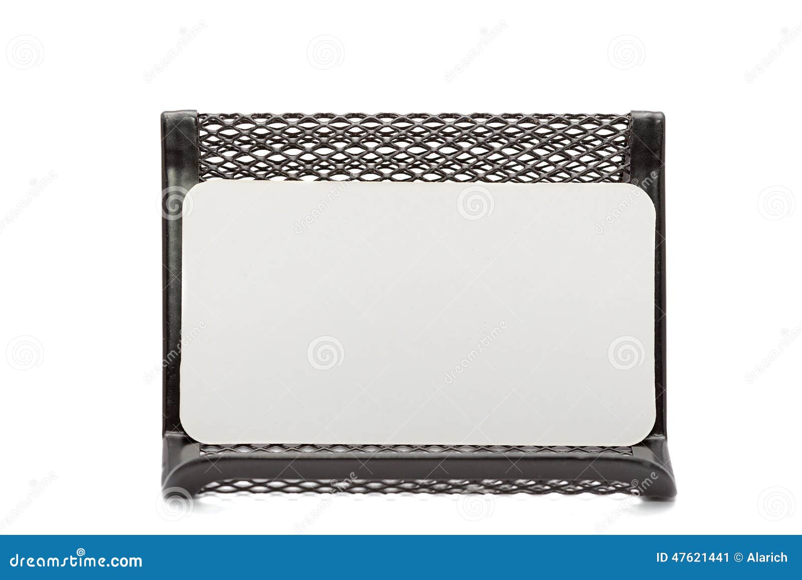 Sheet of Paper on a Support Isolated on a White Stock Image - Image of ...