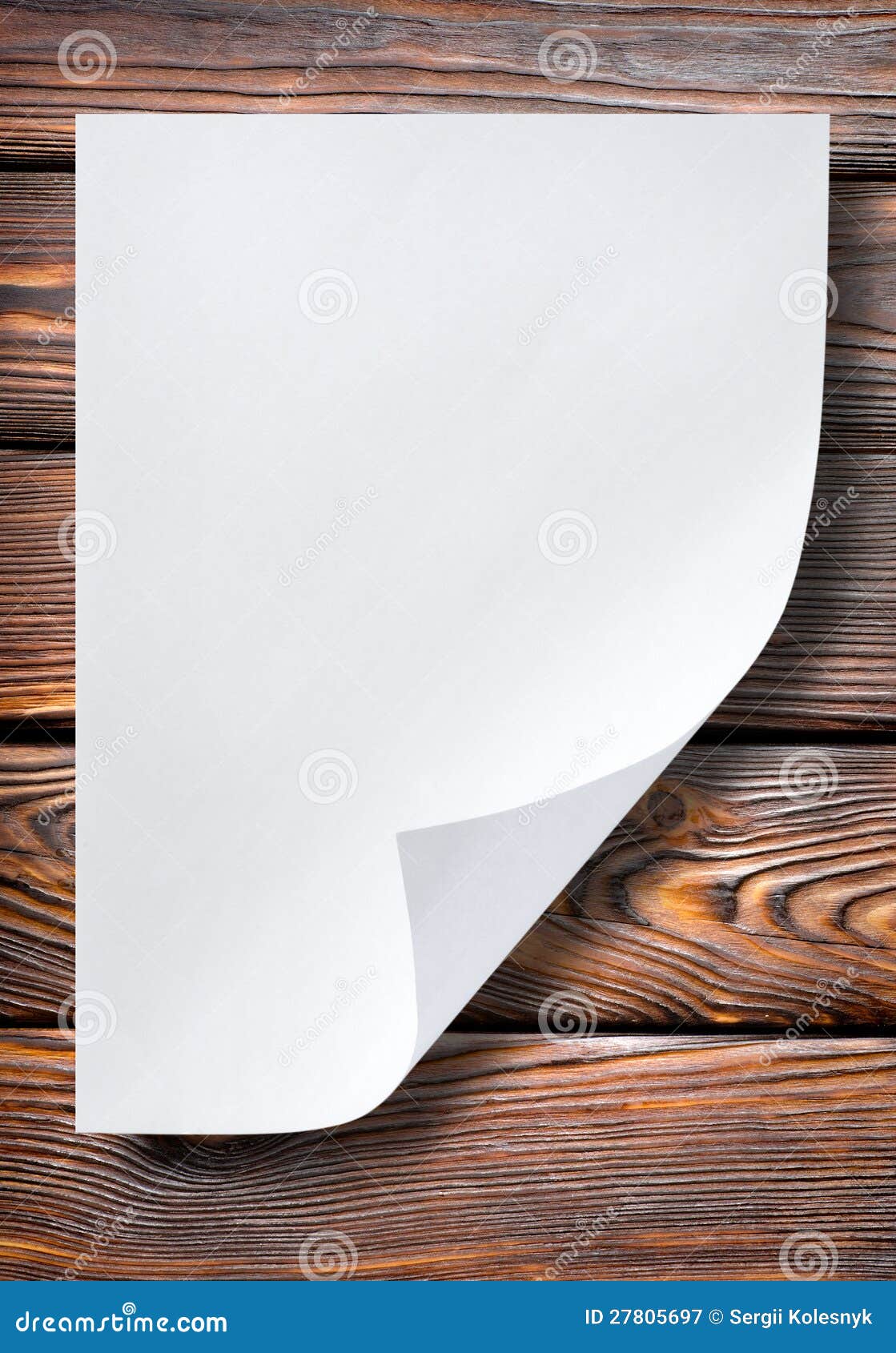 Sheet of paper on table stock image. Image of page, paper - 27805697