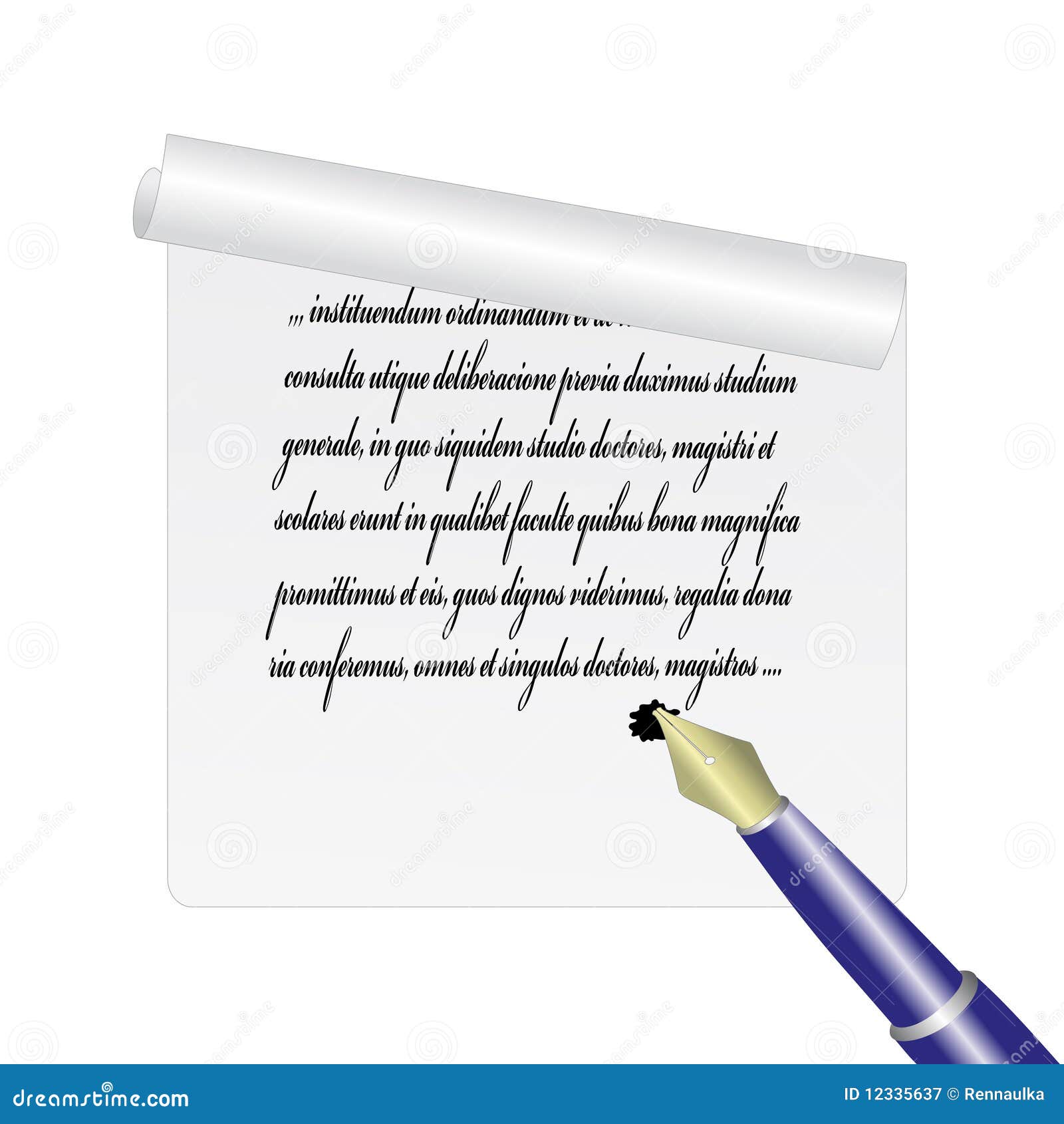 Sheet of Paper - Vector Illustration Stock Vector - Illustration of ...