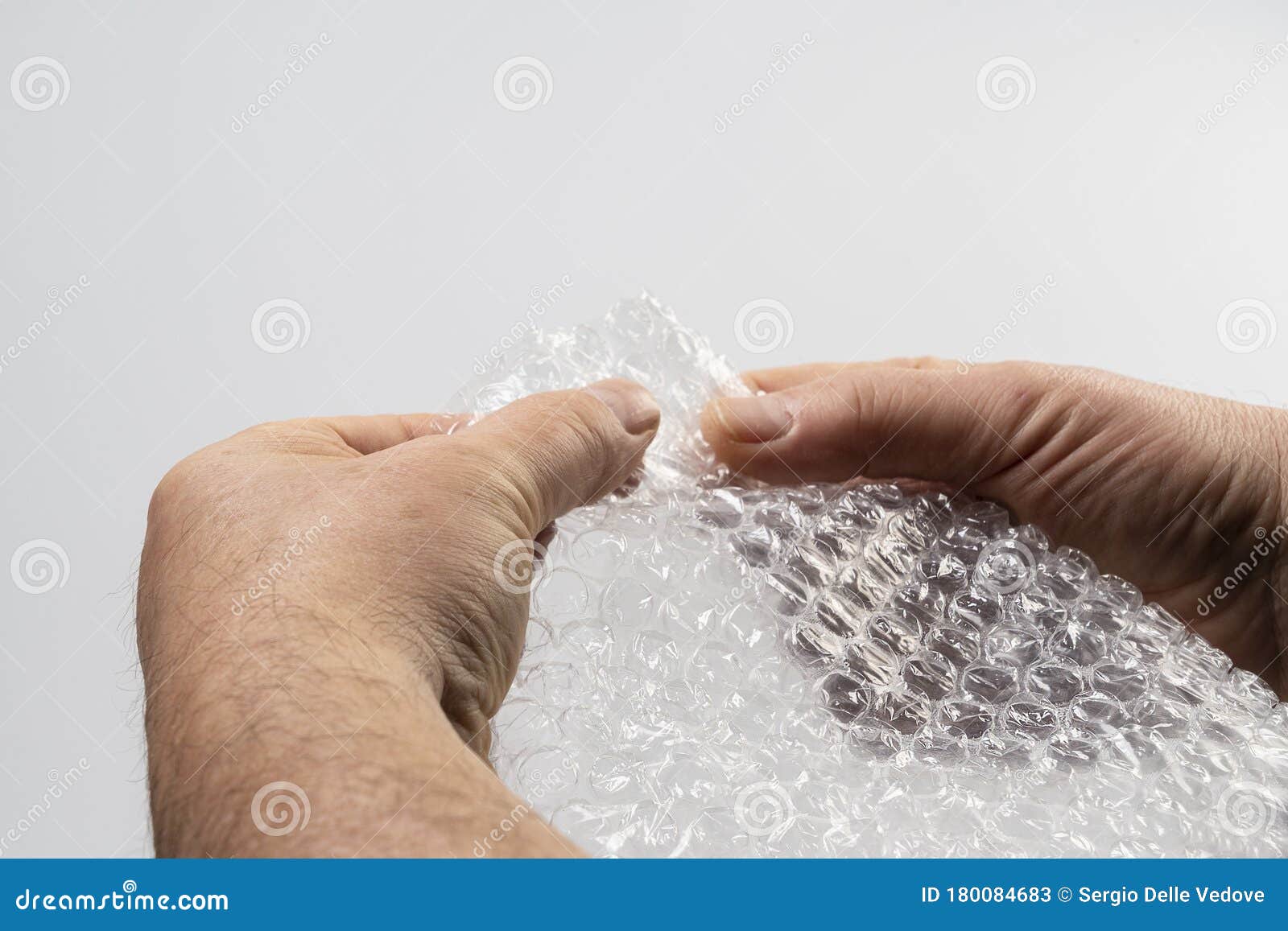 Plastic bubble padding stock image. Image of object - 180084683
