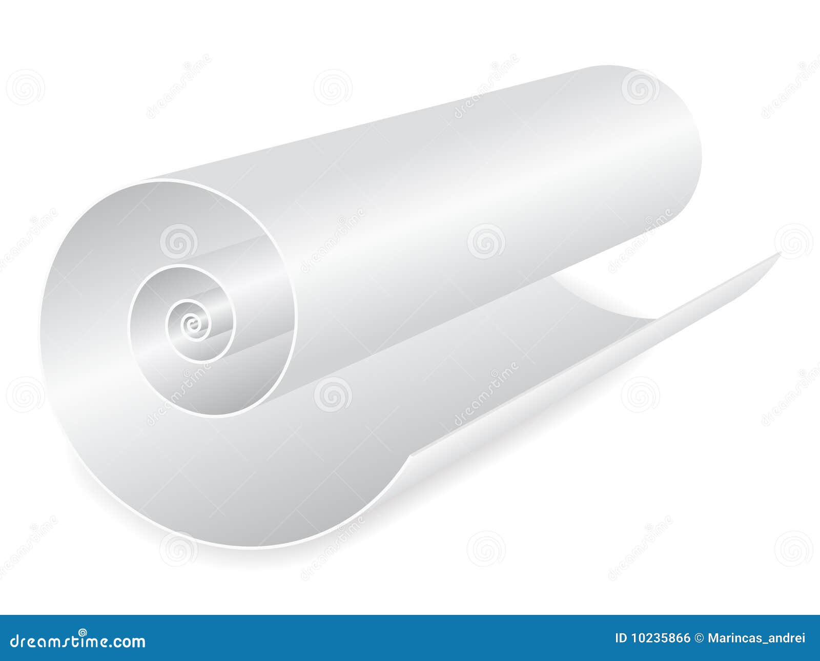 Sheet roll stock vector. Illustration of sign, note, advertisement ...