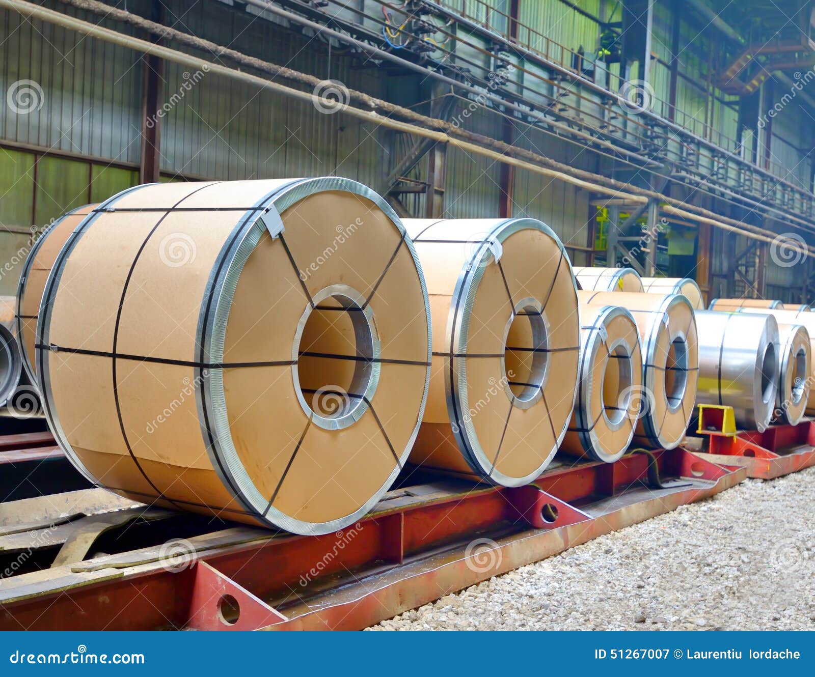 Sheet rolls in warehouse stock image. Image of manufacturing - 51267007