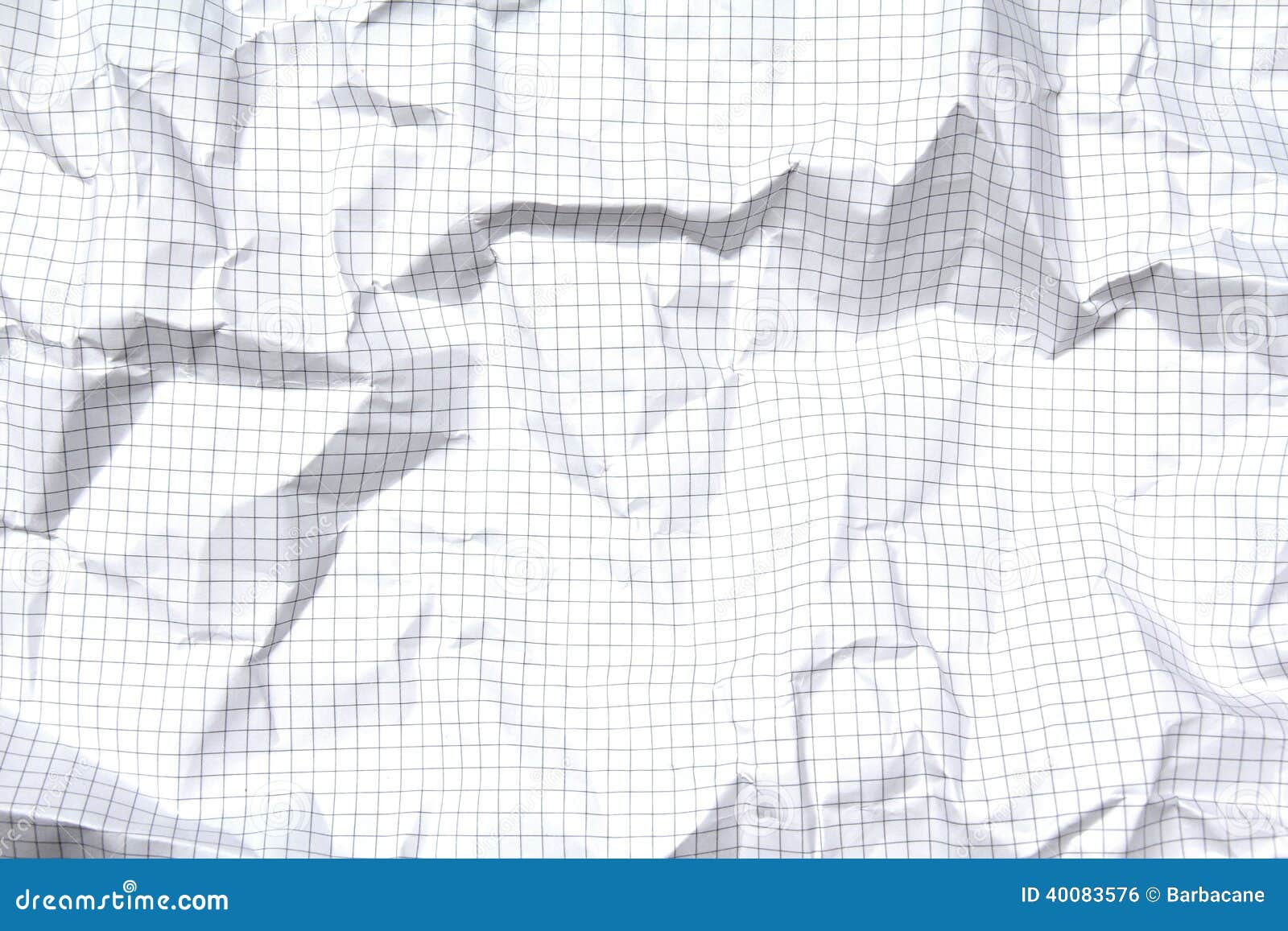 Sheet of squared paper stock illustration. Illustration of curled ...