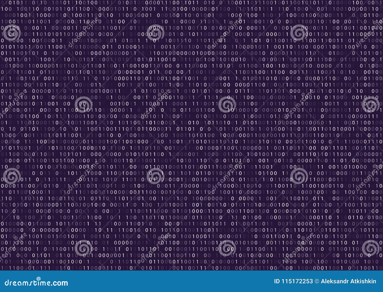 Binary Code Screen stock vector. Illustration of texture - 115172253