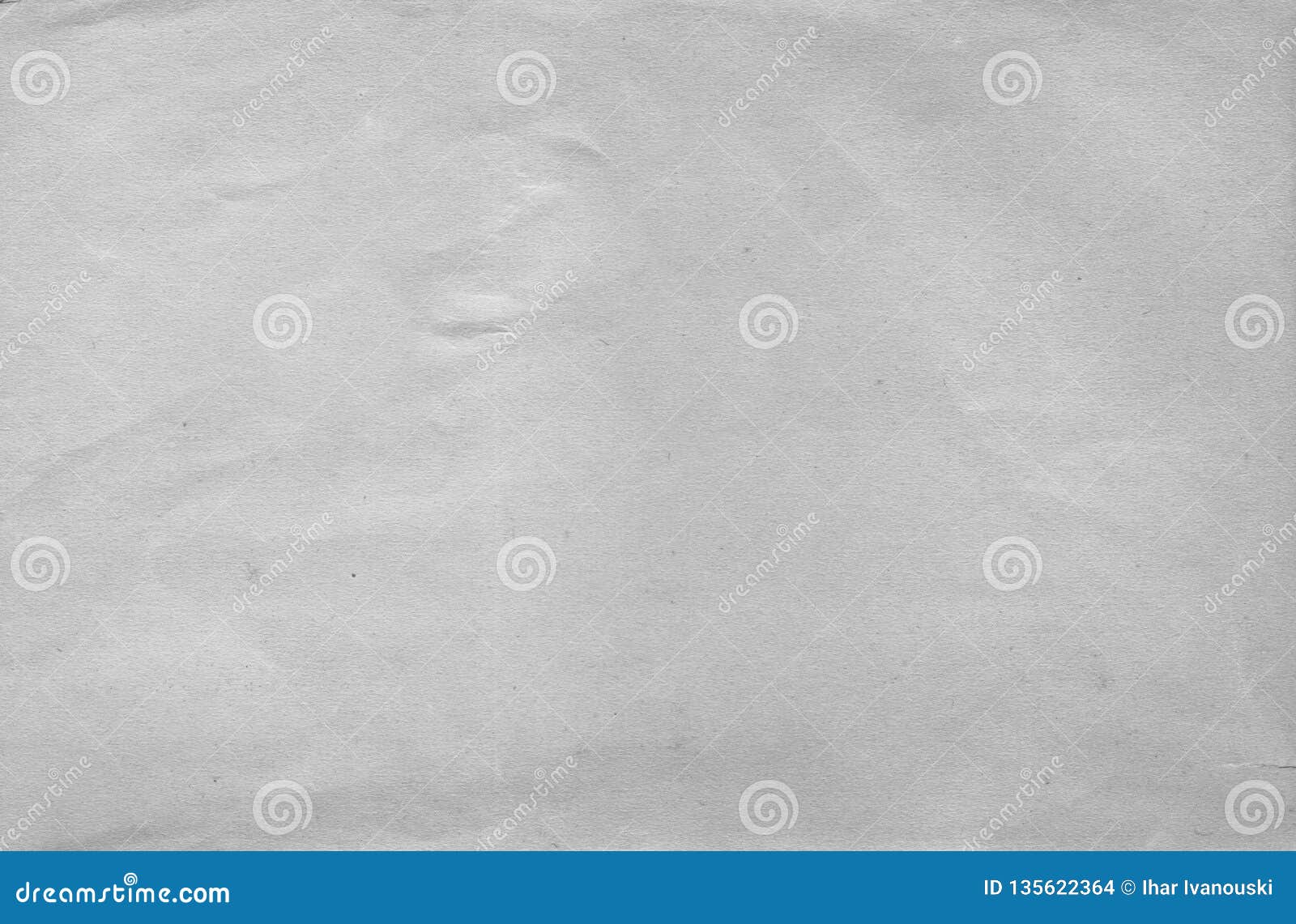 A Sheet of Plain White Paper with a Crumpled Surface Stock Photo ...